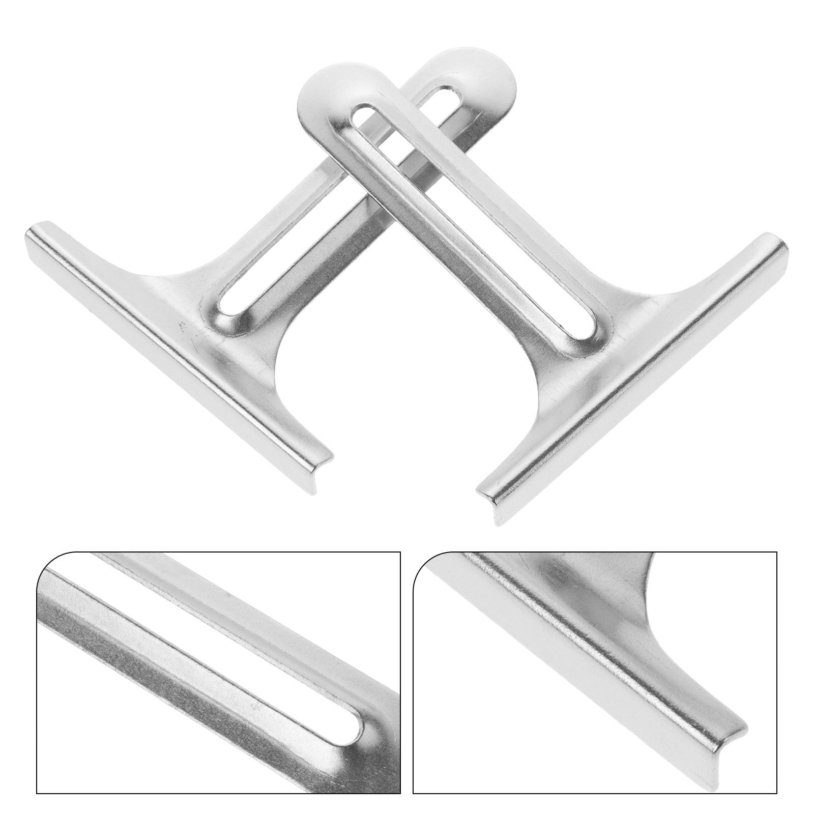 WRISTBIQUE 2Pcs T-Shaped Quilting Ruler Stainless Guide for Sewing ...