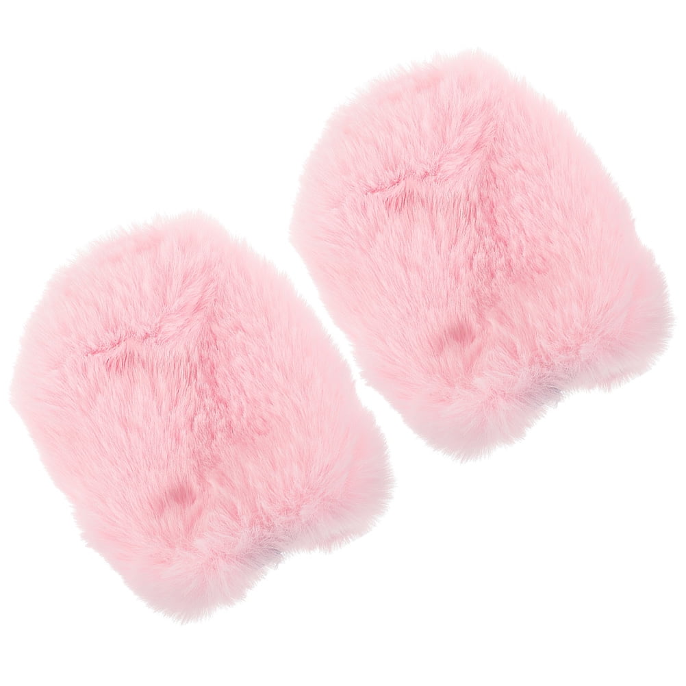 WRISTBIQUE 2Set Furry Microphone Cover for Handheld Mics with Wind Noise Reduction 11.8x7.9x3 ...