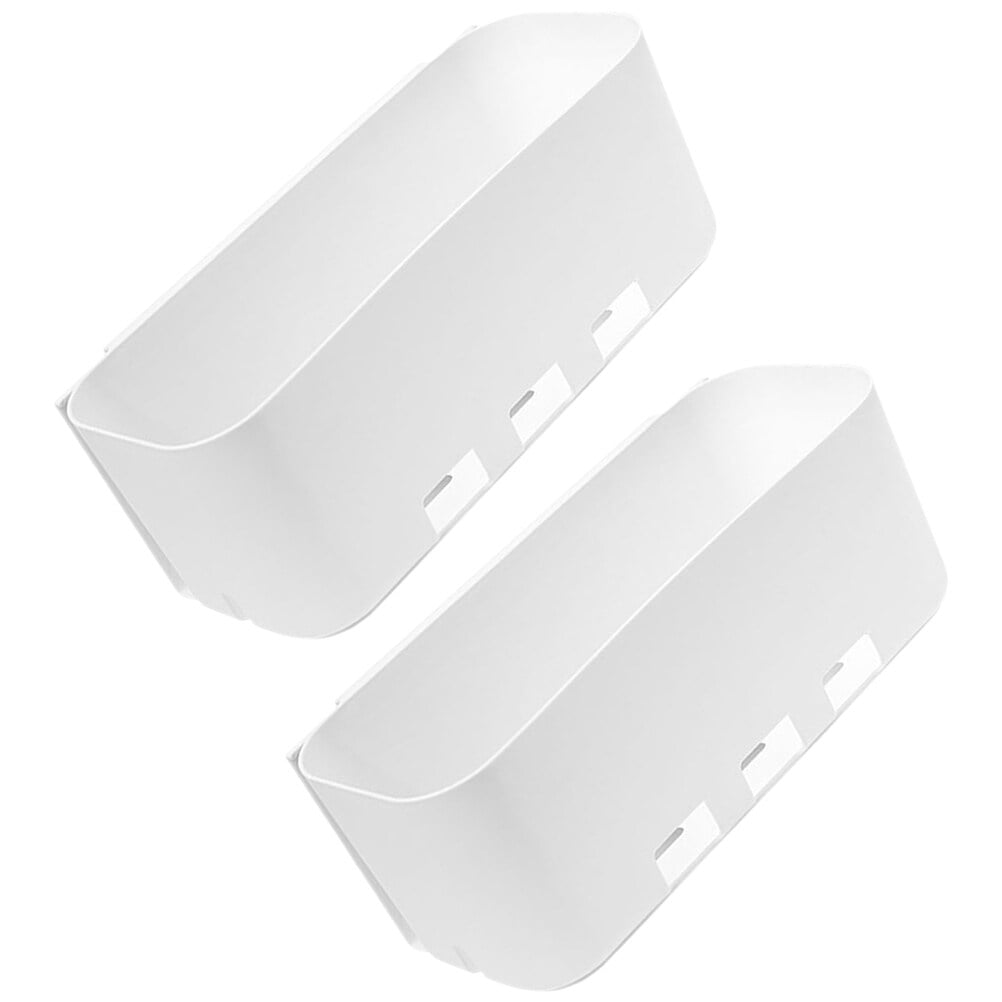 WRISTBIQUE 2Set Pull Out Organizer Plastic Rectangular Wall Mount ...
