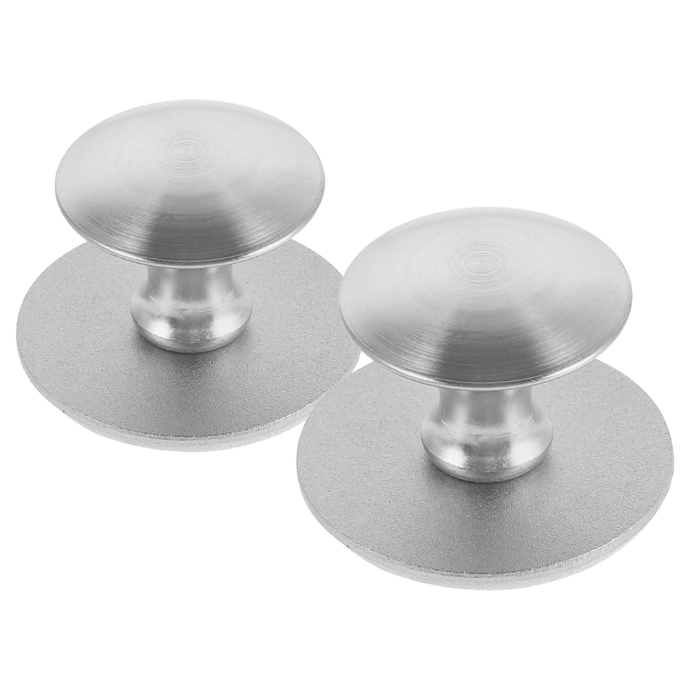 WRISTBIQUE 2pcs Drawer Knobs: Stainless Steel Adhesive Handle Pulls ...