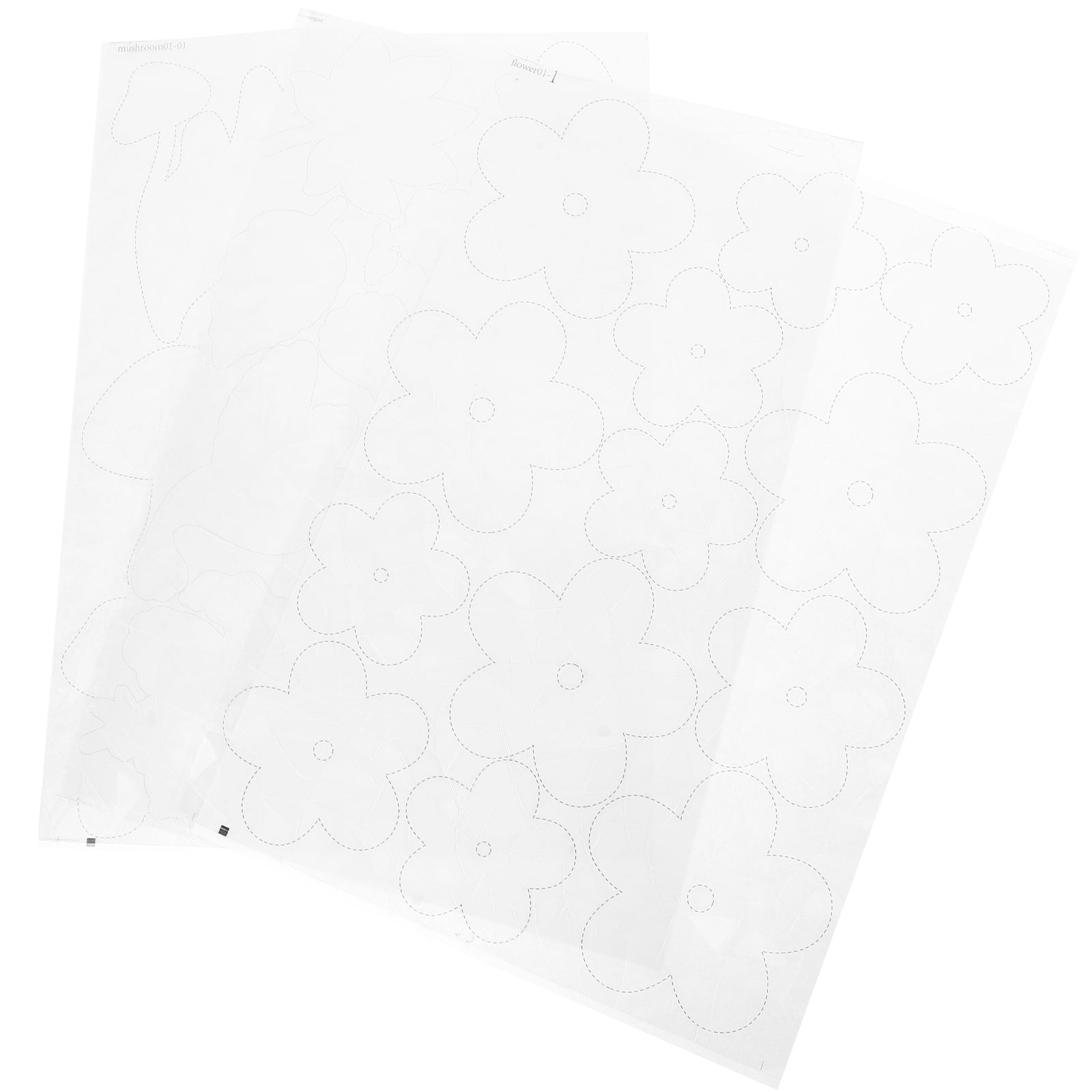 WRISTBIQUE 3 Sheets Diy Window Decal Sun Catcher White Color Pvc ...