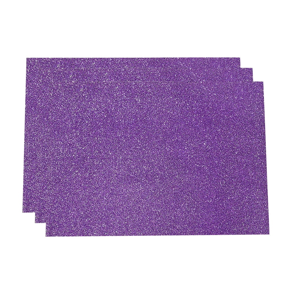 WRISTBIQUE 30Pcs Glitter Sheets Purple Cardstock Ideal Birthday Parties ...