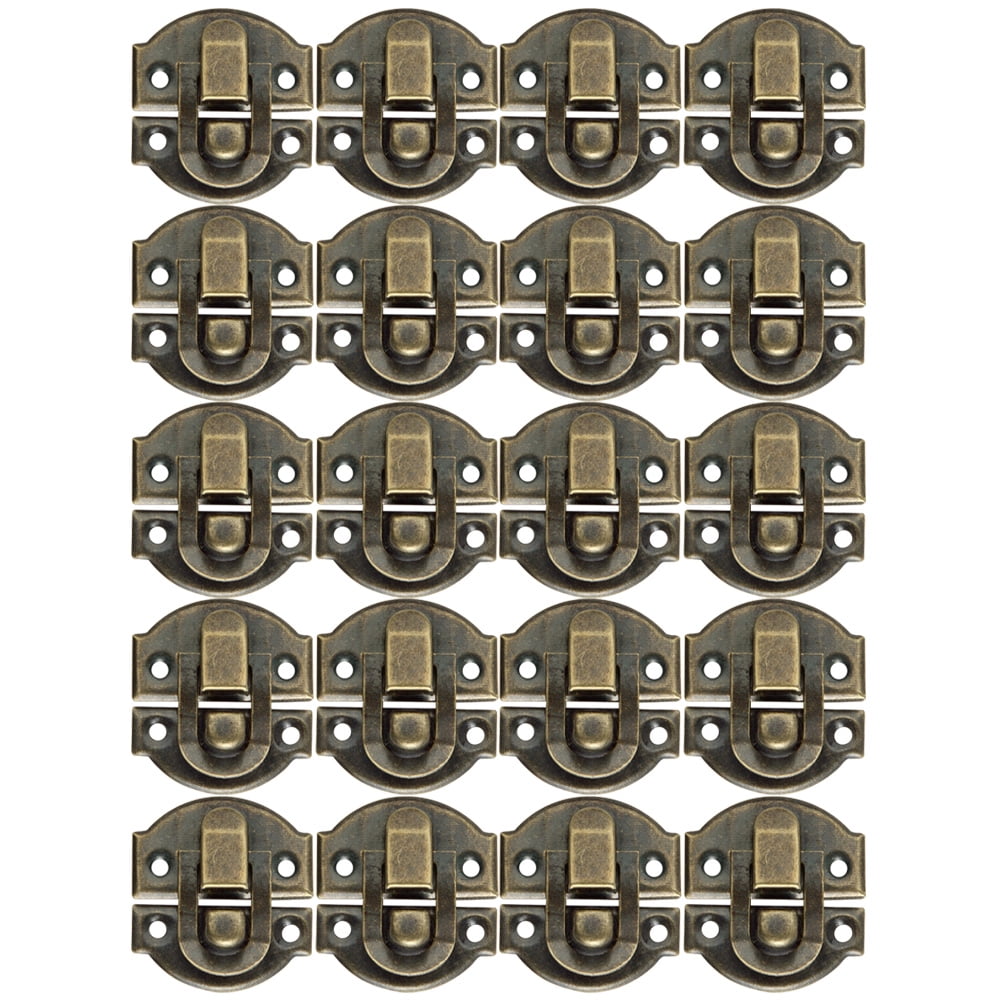 WRISTBIQUE 30Pcs Vintage Cabinet Latch for Craftsmen in Dark Brown ...