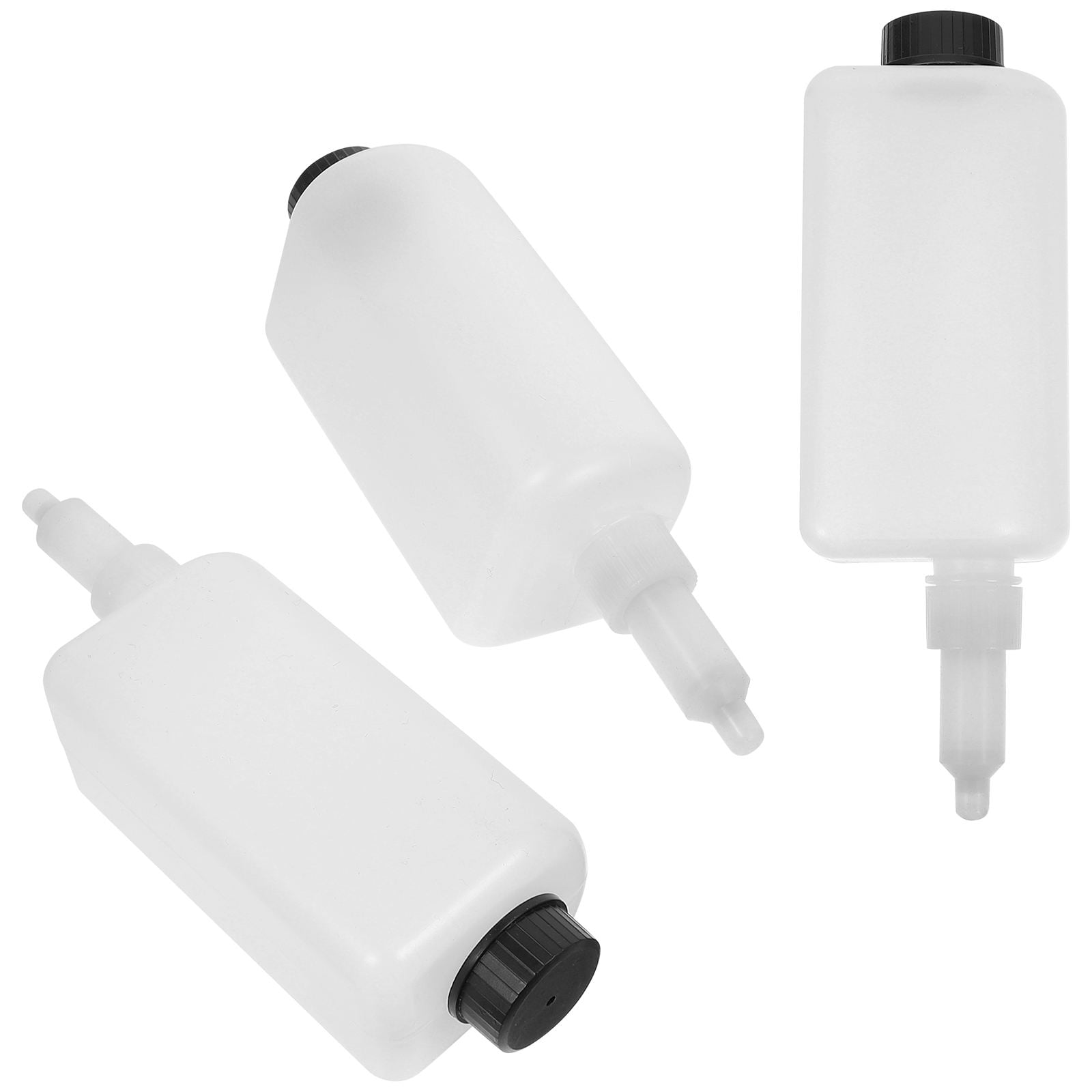 WRISTBIQUE 3Set Liquid Pump Dispenser White Round Wall-mounted for ...
