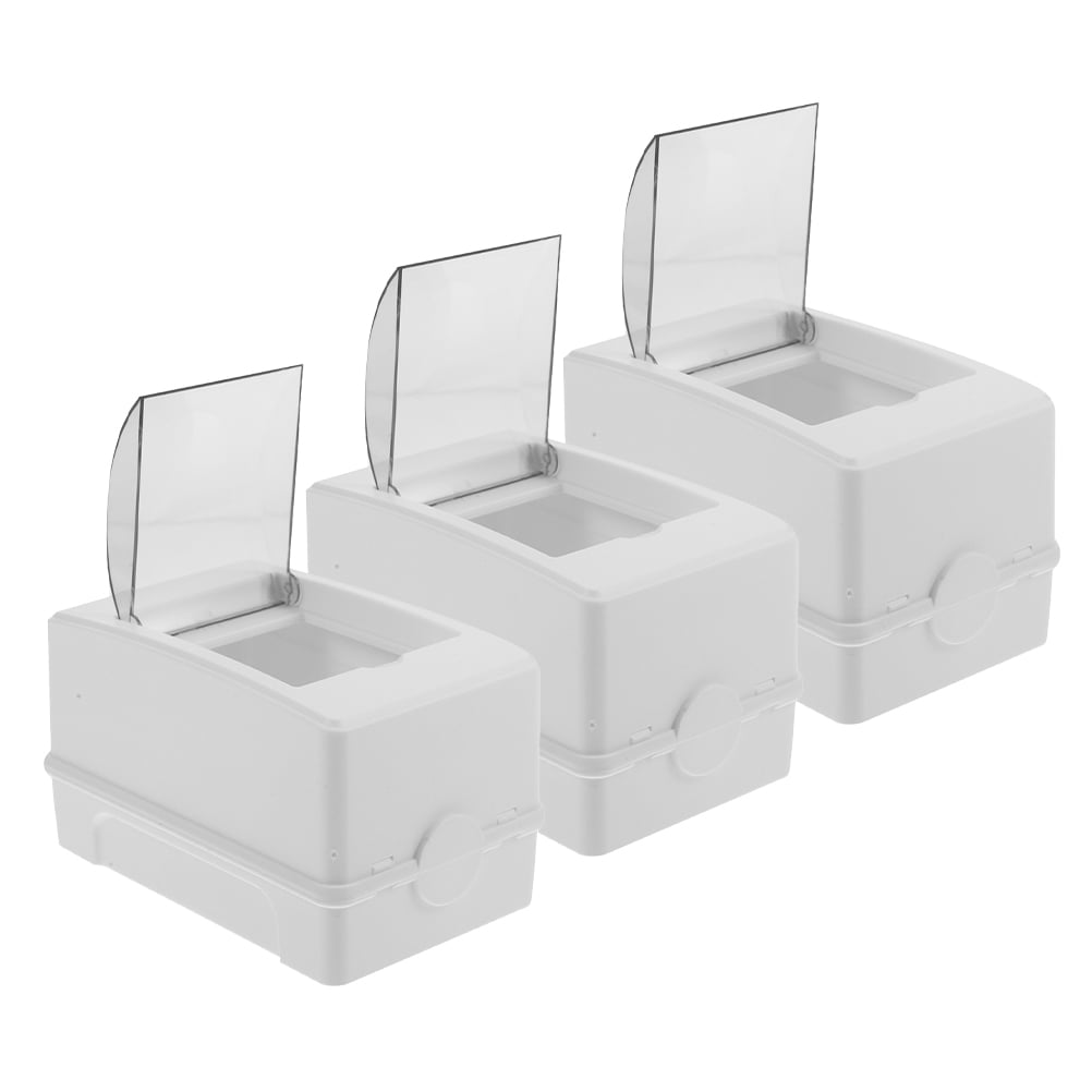WRISTBIQUE 3pcs Box With Transparent Window Compact Junction Enclosure ...