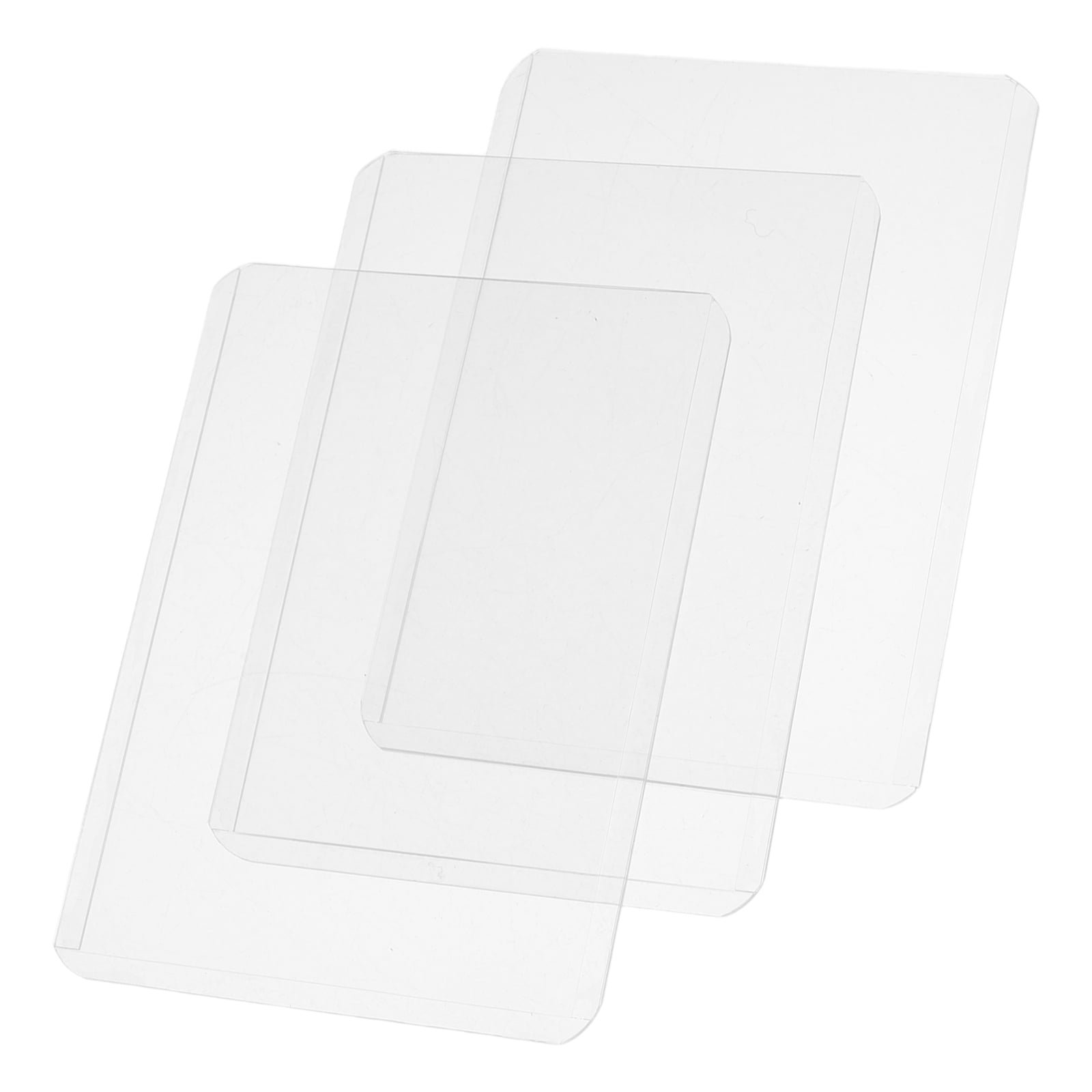 WRISTBIQUE 3Pcs Transparent Plastic Card Badge Holders with High ...