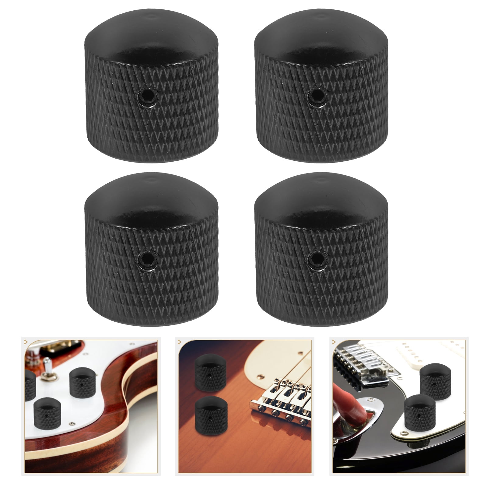 WRISTBIQUE 4Pcs Professional Guitar Potentiometer Knobs for Volume ...