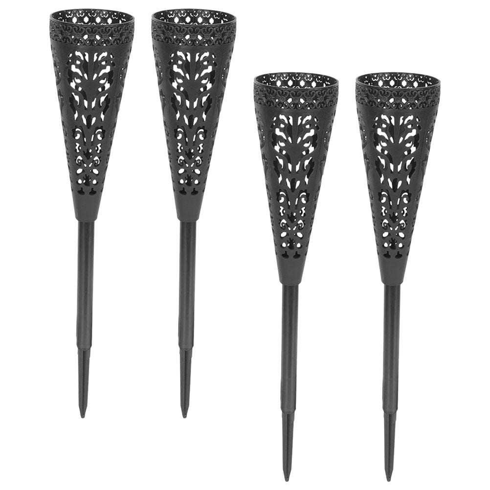 WRISTBIQUE 4Pcs Grave Cone Vase Plastic Cemetery Flower Container for ...