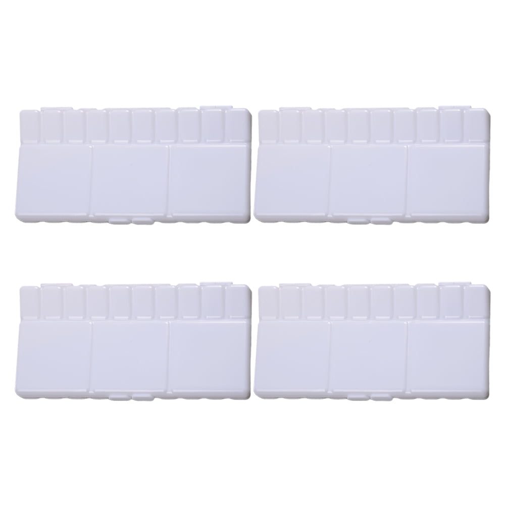 WRISTBIQUE 4Pcs Paint Folding Palette with Rectangular Shape for ...