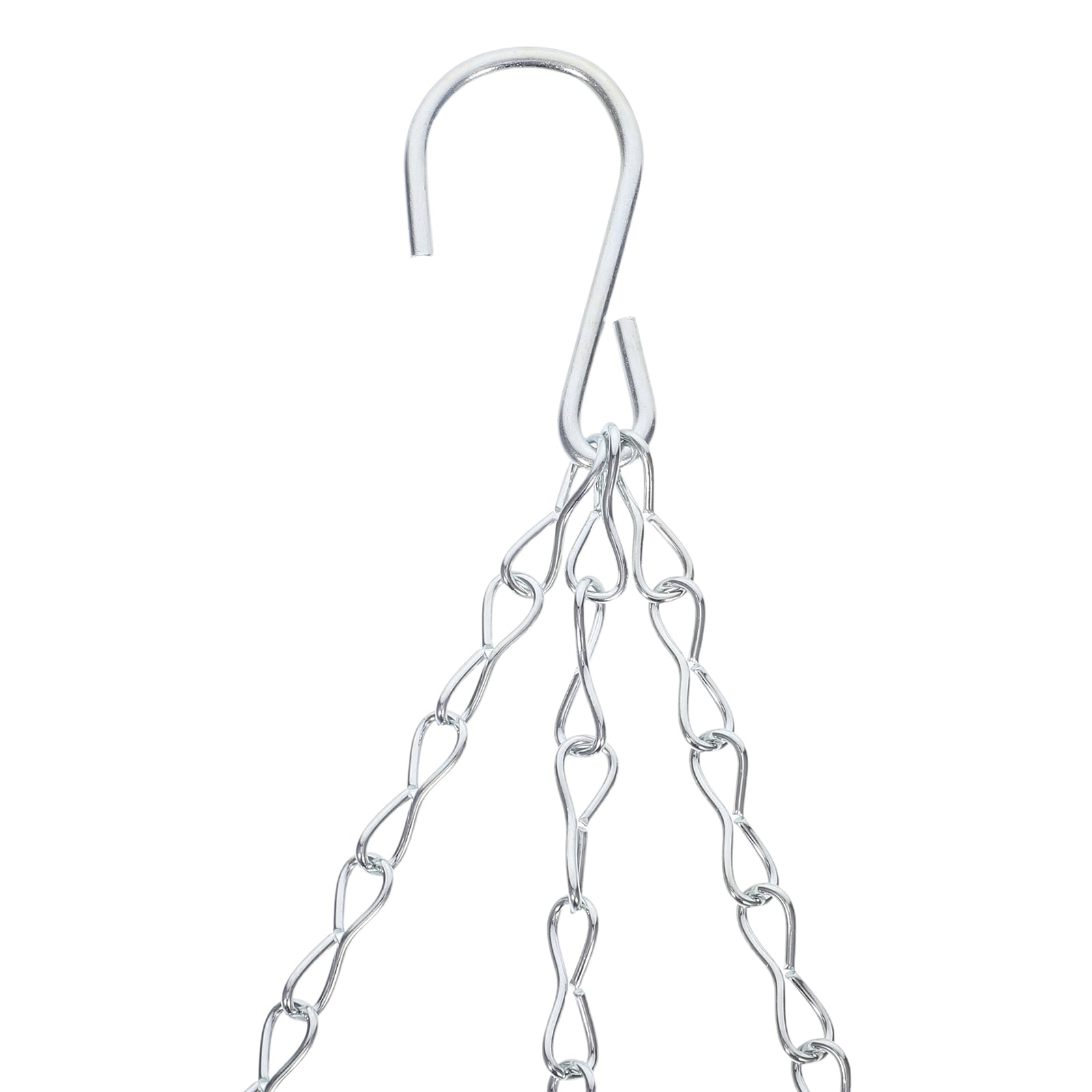 WRISTBIQUE 4Pcs Weather Resistant White Metal Chain for Hanging Garden ...