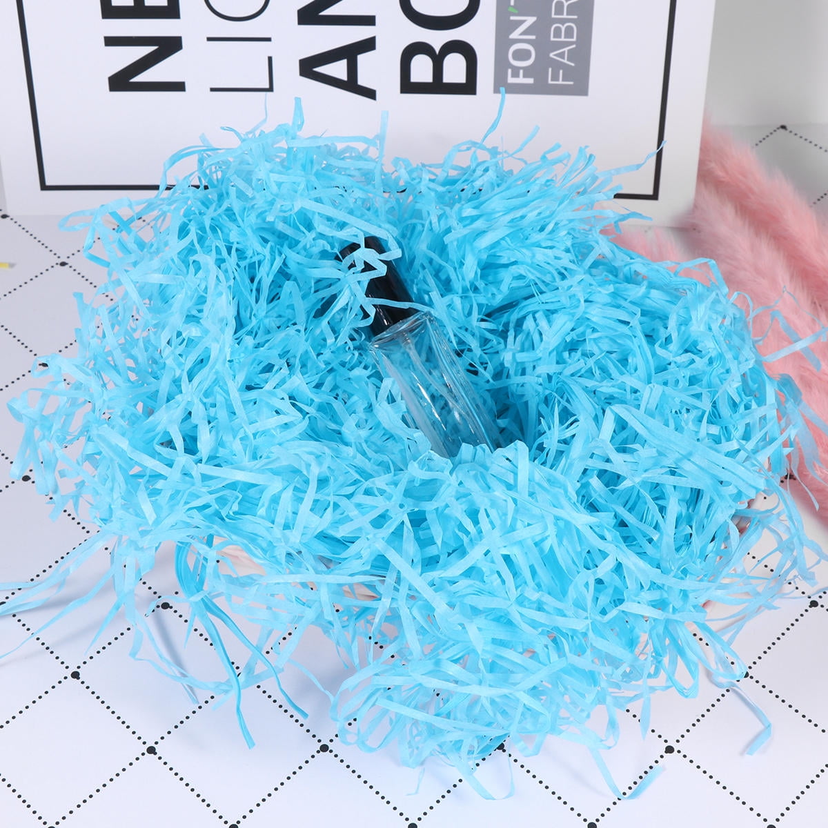 WRISTBIQUE 5 Packs Light Blue Paper Filler Box Stuffing Shredded ...
