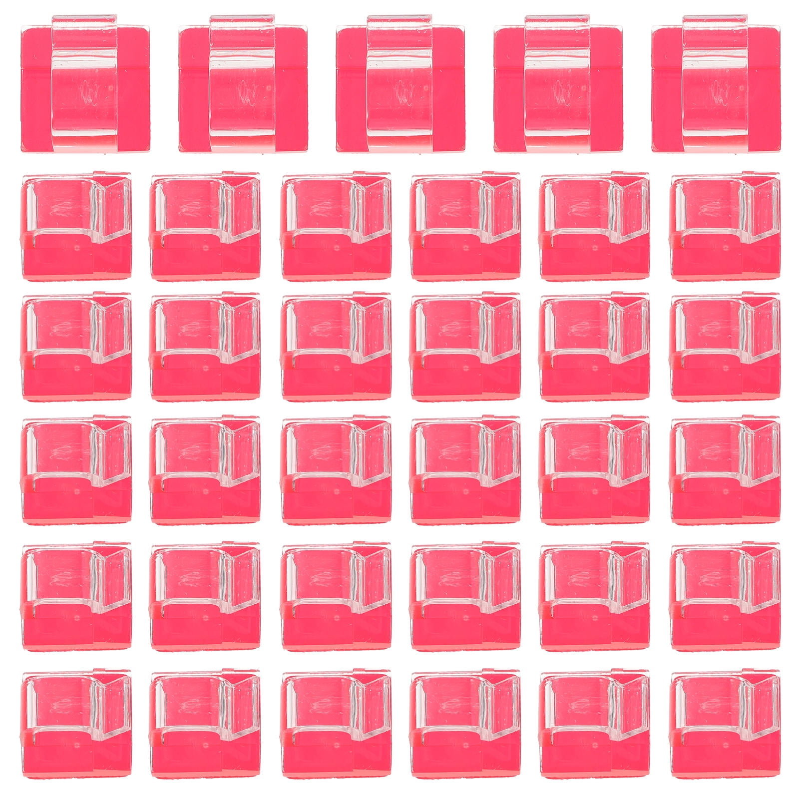 WRISTBIQUE 50Pcs Transparent Self Adhesive Wiring Clips For Cable ...