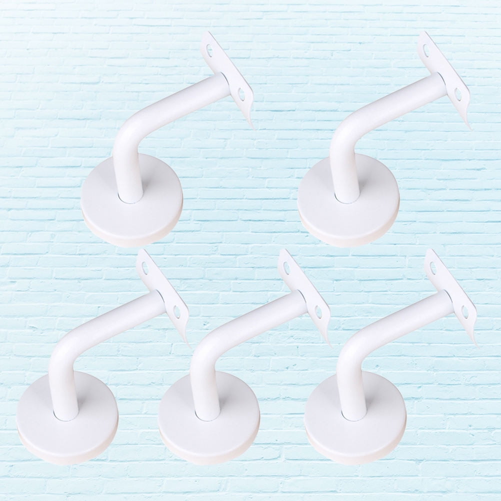 WRISTBIQUE 5Set Brackets for Handrail Stair Handrail Bracket L-Shaped ...