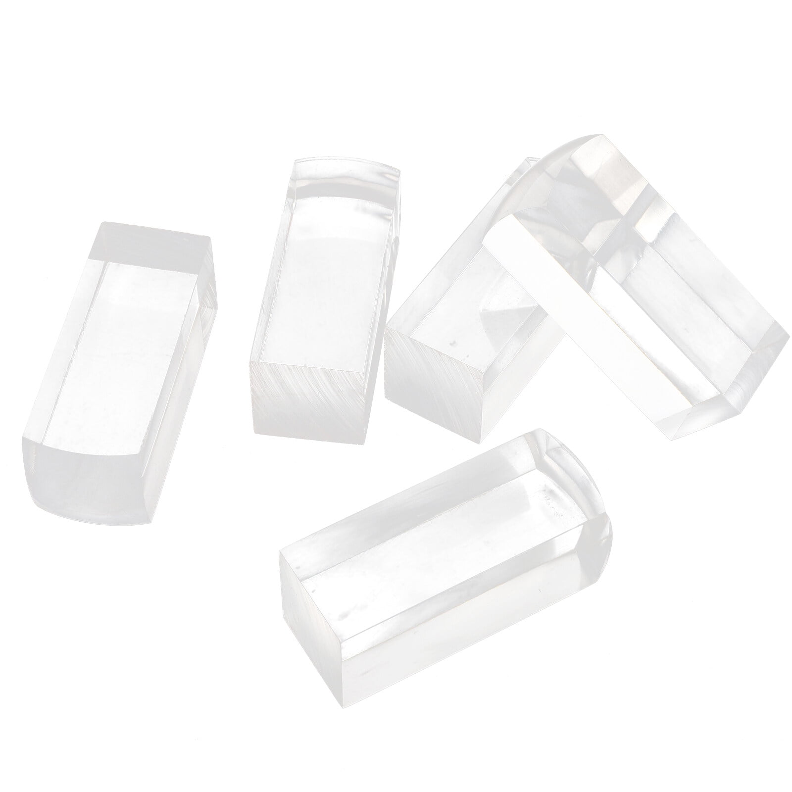 WRISTBIQUE 5pcs Transparent Blank Stamps For Diy Crafts For Childrens ...