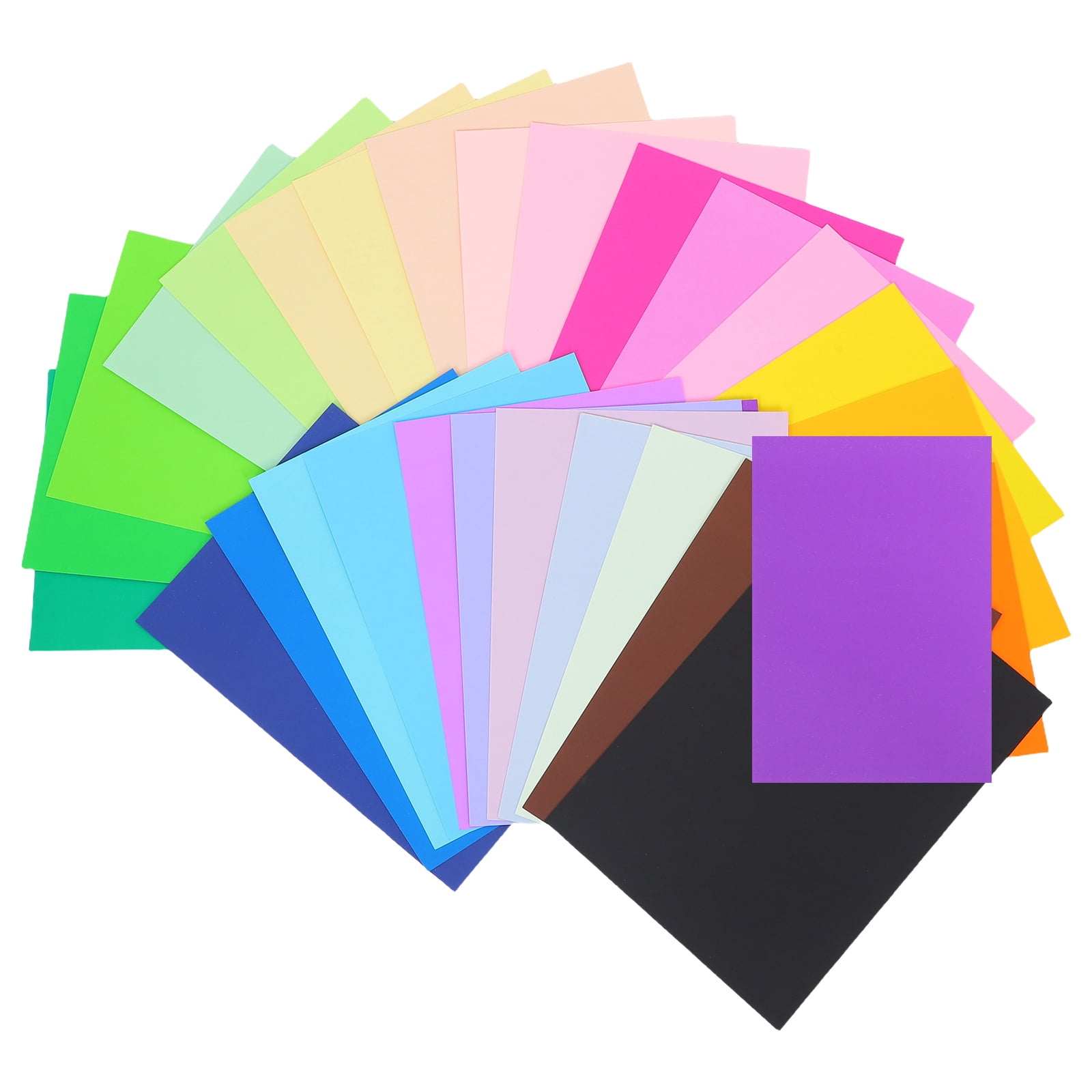 WRISTBIQUE 60Pcs Cardstock Assorted Color Scrapbooking Supplies For ...