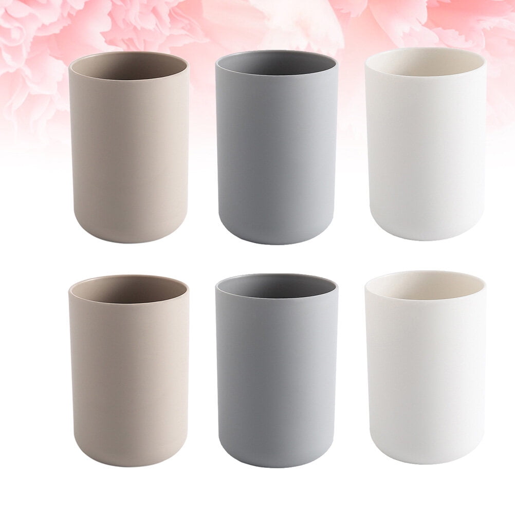 WRISTBIQUE Bathroom Unbreakable Toothbrush Cup Plastic Simple Design ...