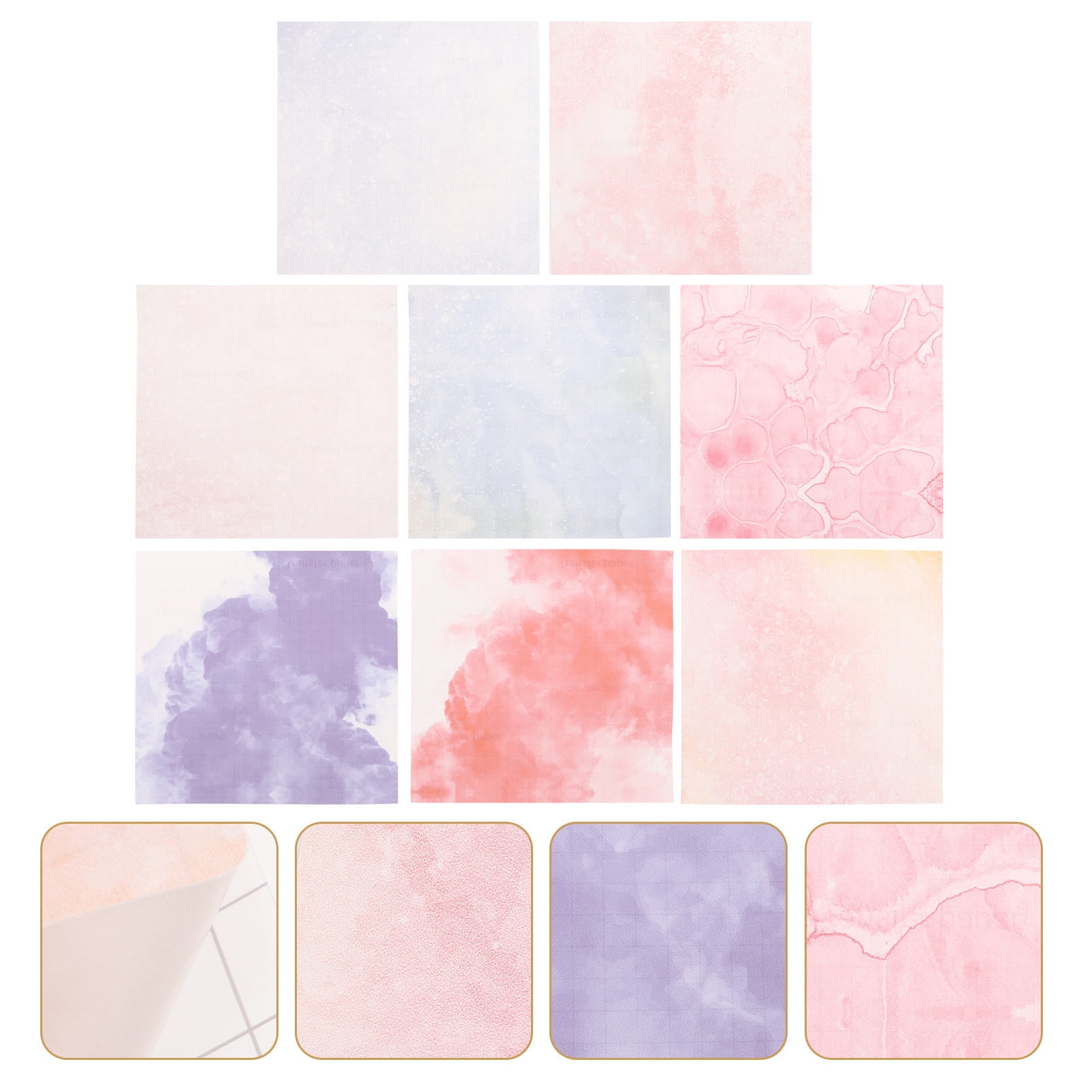 WRISTBIQUE 8Pcs Sublimation Film Watercolor Transfer Sheets For Diy ...