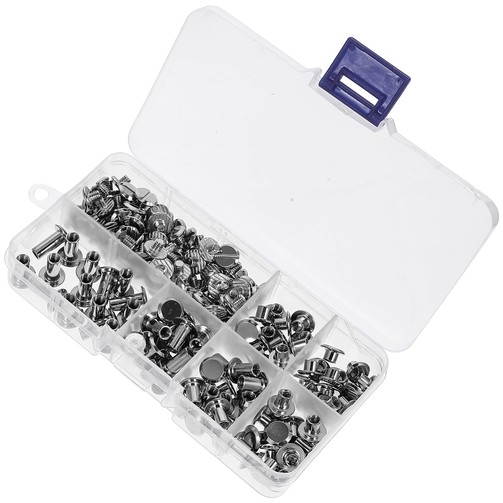 WRISTBIQUE 90 Sets Metal Diy Rivets Rivets for Clothing and Projects ...