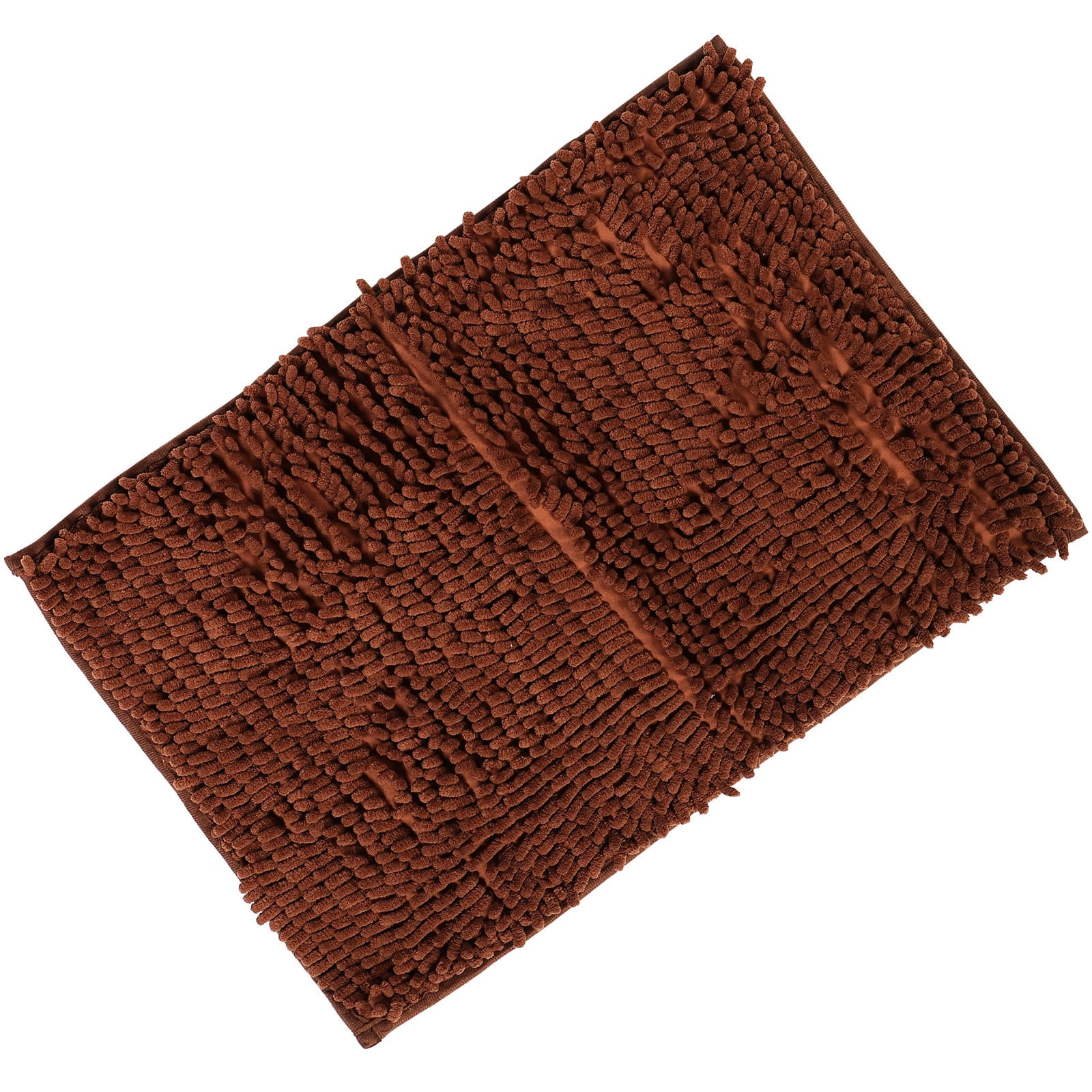 WRISTBIQUE Bathroom Rug Mat Coffee Color Chenille 1Pack - Walmart.com