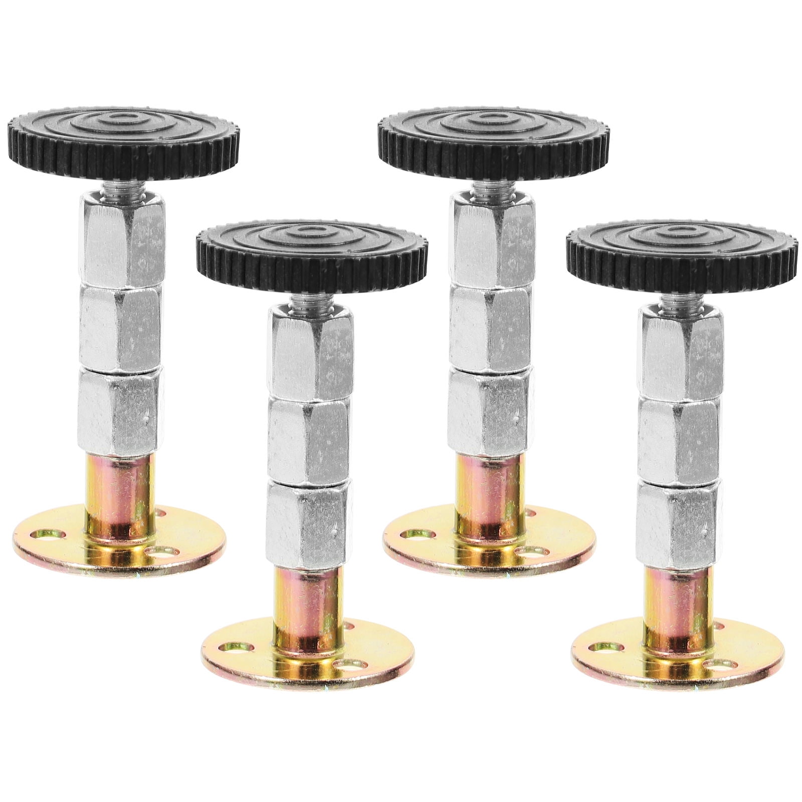 WRISTBIQUE Anti Shake Bed Support Bed Stopper Stainless Steel 4Pcs ...