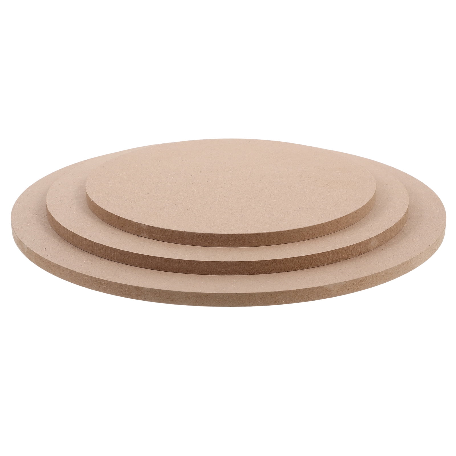 WRISTBIQUE Brown Wooden Pottery Drawing Plate Set Durable Pottery Molds ...