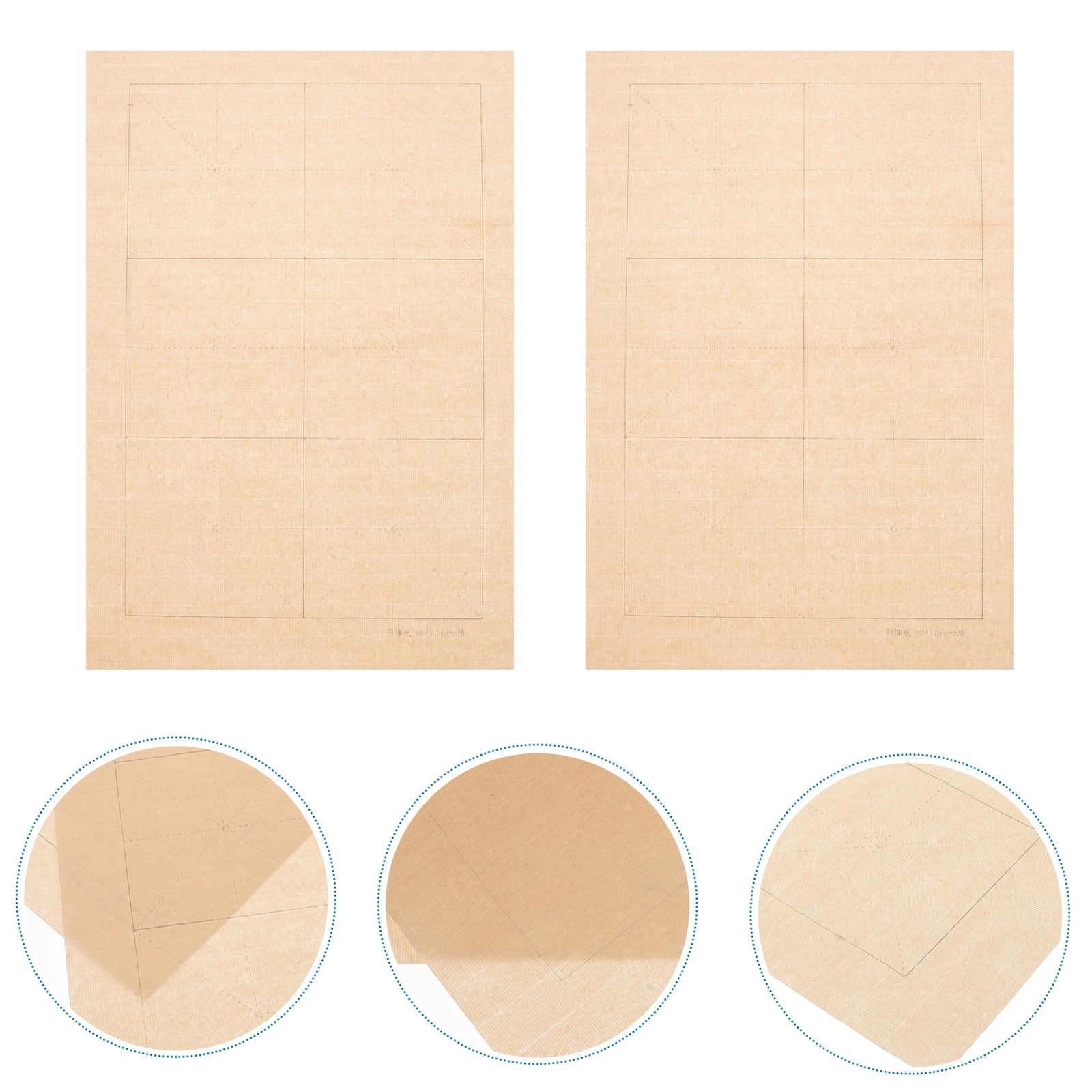 WRISTBIQUE Writing Practice Paper Beige 100 Sheets Traditional Chinese ...