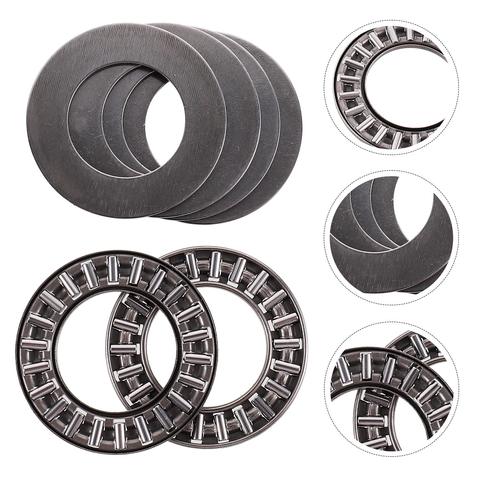 WRISTBIQUE Carbon Steel Flat Thrust Bearing 20mm Hole 2mm Thick for ...