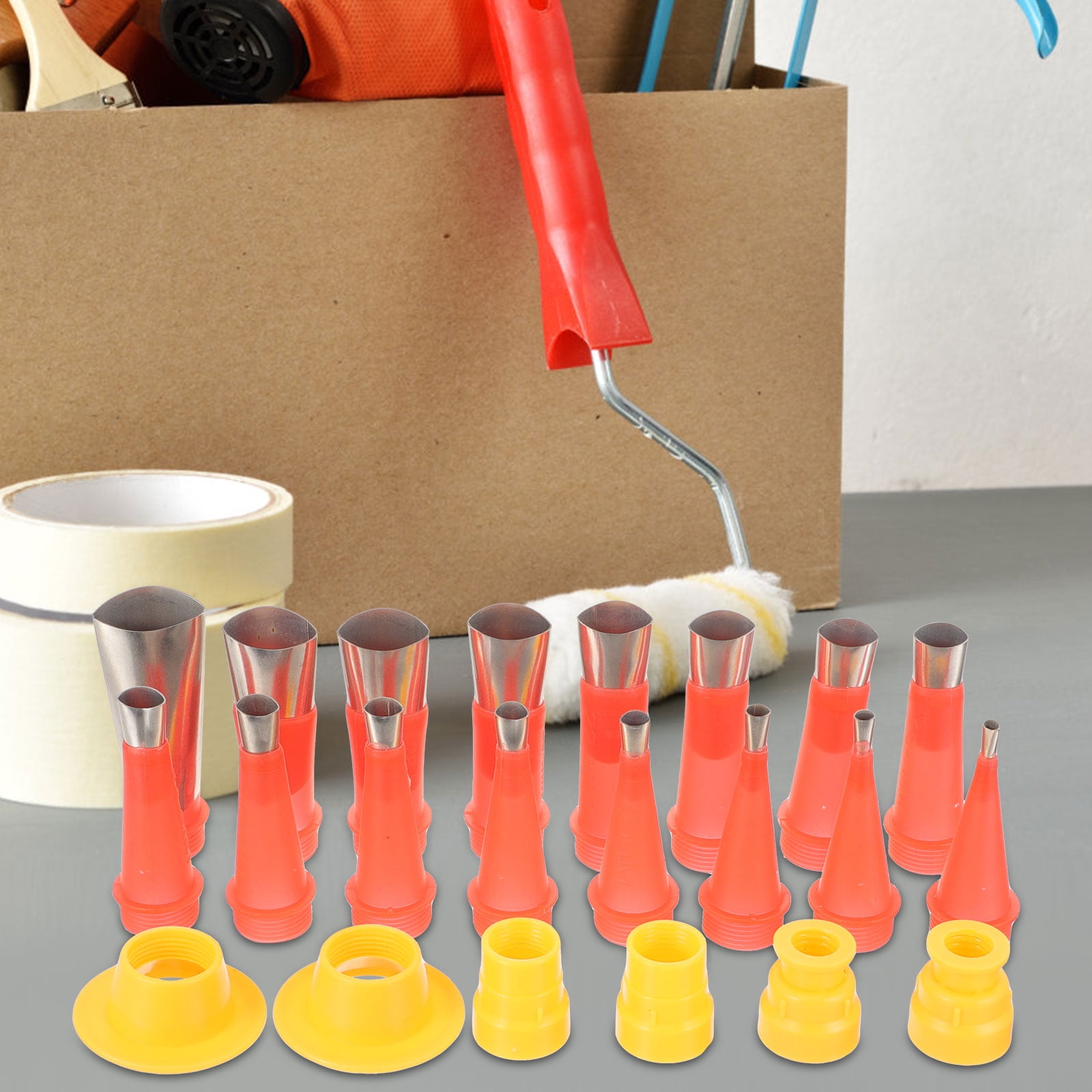 WRISTBIQUE Grout Applicator Tool Caulking Nozzle Stainless Steel 16 x ...