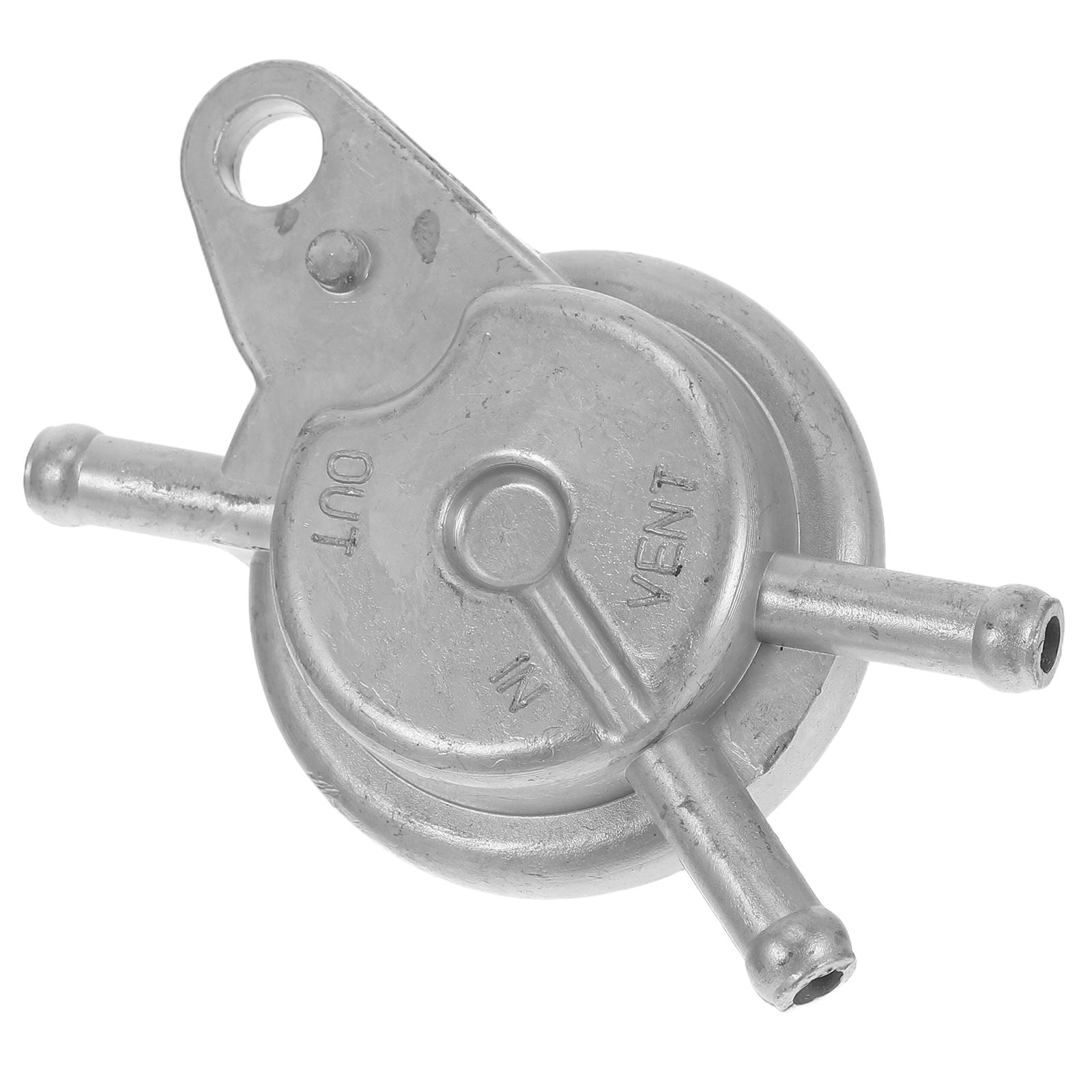 WRISTBIQUE Motorcycle Fuel Pump Valve Oil Tank Switch Grey Alloy 1Pcs ...