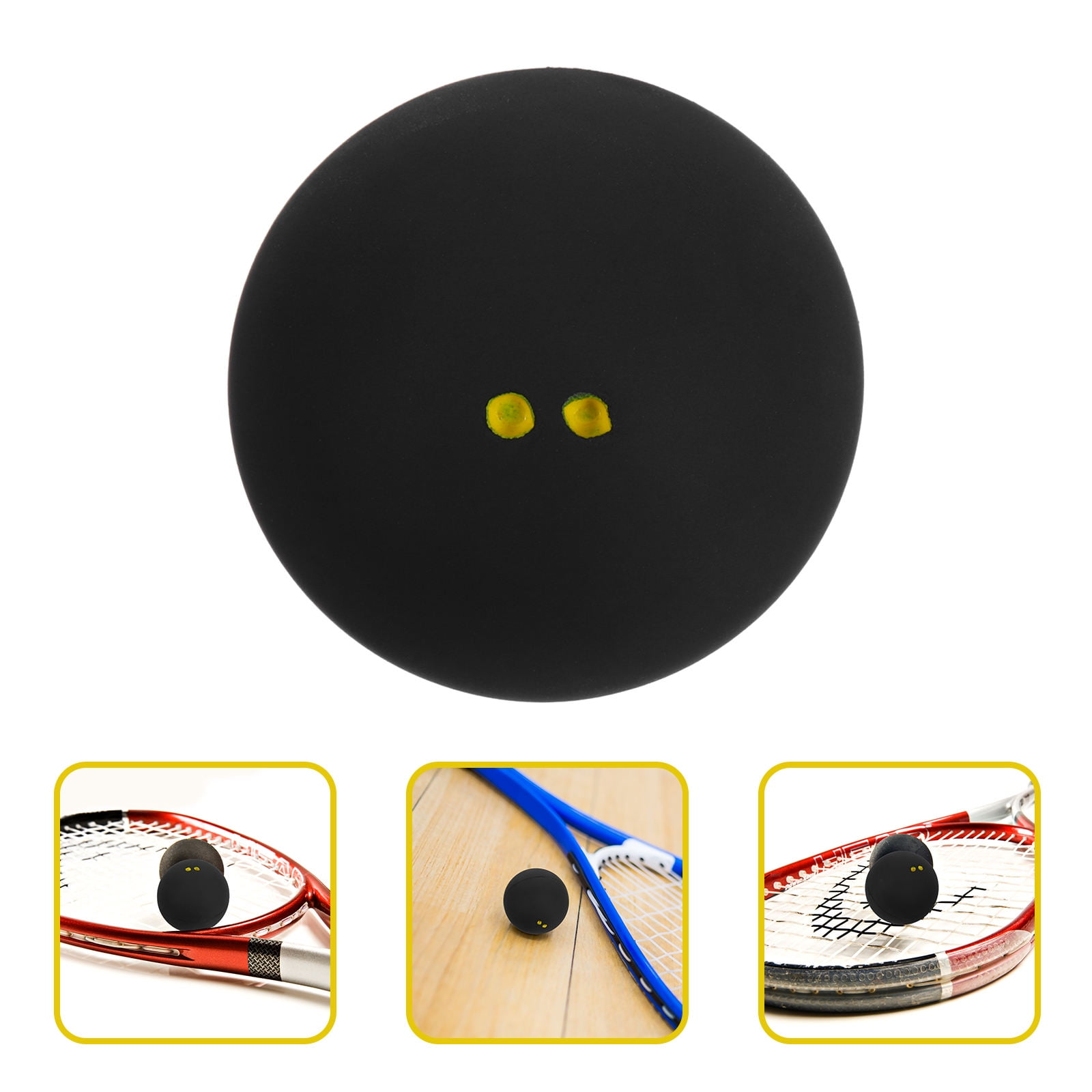 WRISTBIQUE Single Dot Balls Universal Ball Black Rubber 1 Set - Walmart.com