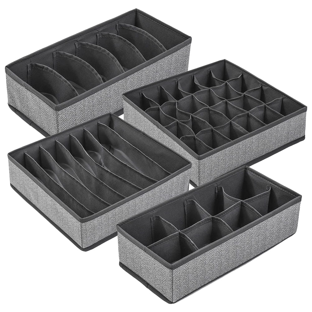 WRISTBIQUE Compartment Storage Box Underwear Drawer Organizers Non ...