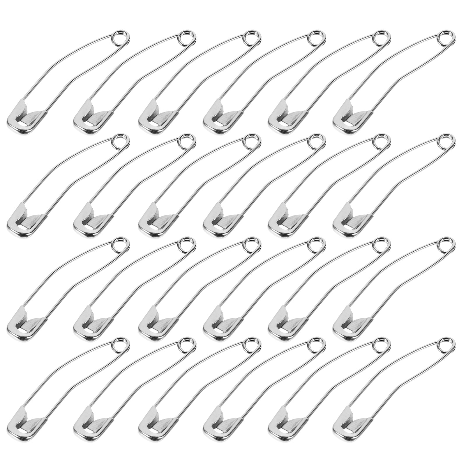 WRISTBIQUE Stainless Steel Curved Safety Pins for Quilting Sewing and ...