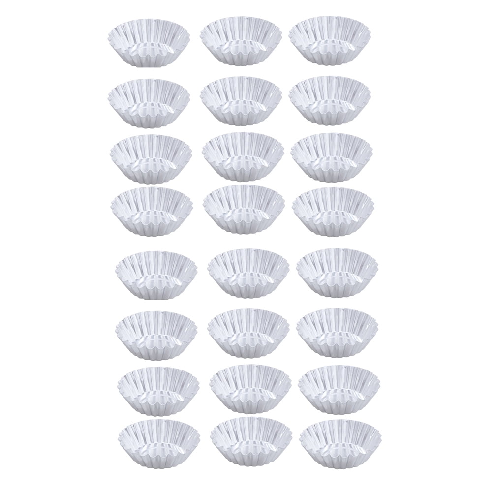 WRISTBIQUE Egg Muffin Molds Non Stick Reusable Quick Baking 24Pcs ...