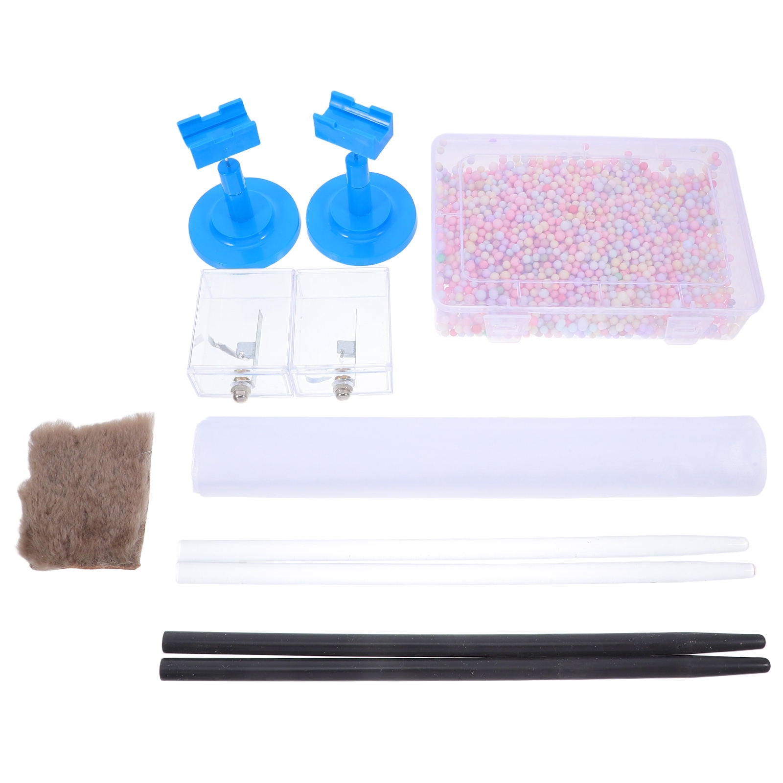 WRISTBIQUE Electrostatic Friction Rod Kit Assorted Color Plastic Glass ...