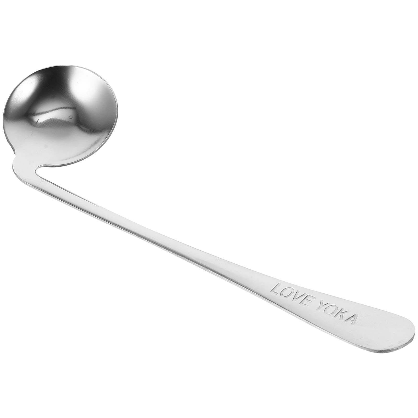 WRISTBIQUE Spoon Tableware Curved Handle for Elderly 1Set - Walmart.com