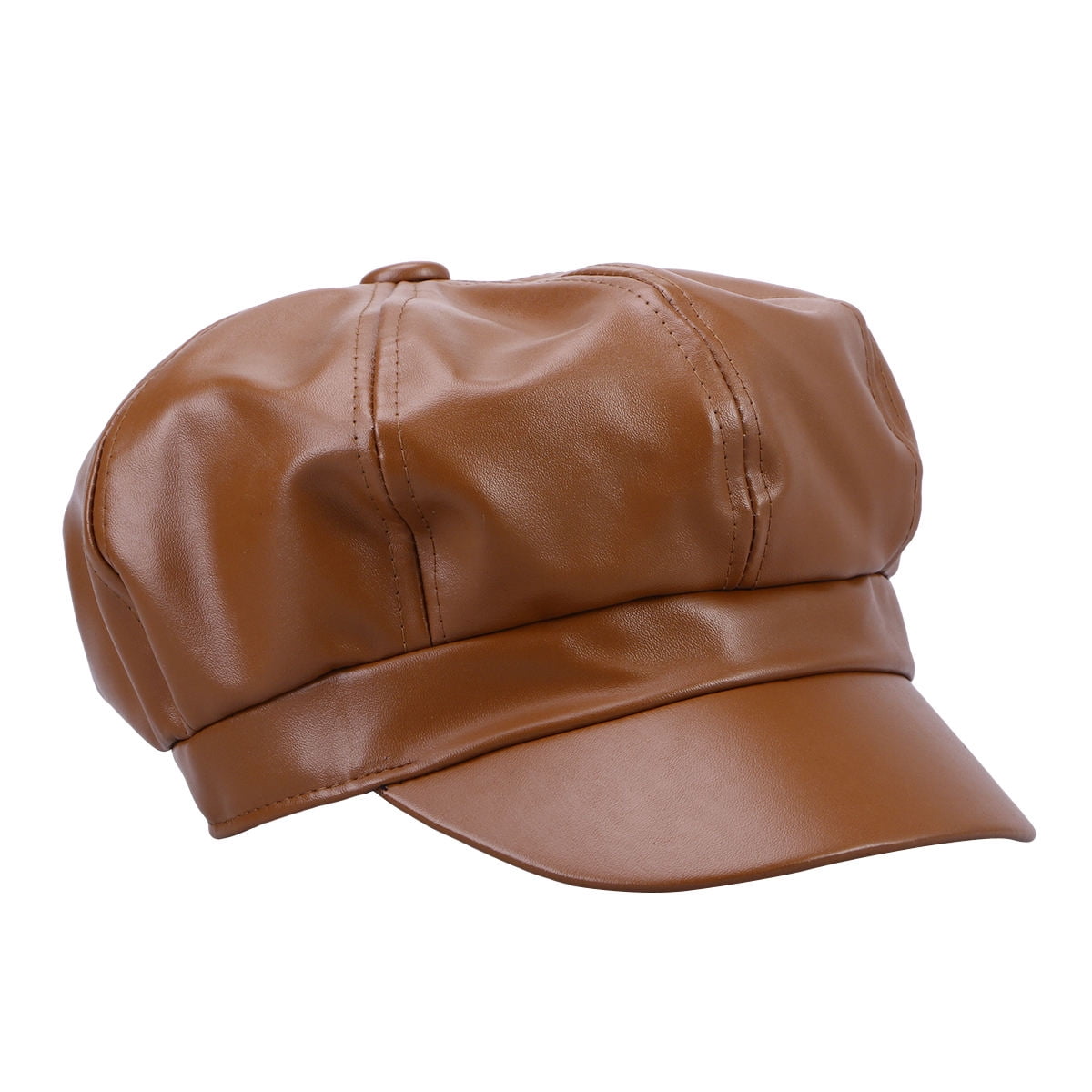 WRISTBIQUE Flat Caps in Brown Octagonal Beret for Costume Accessory ...