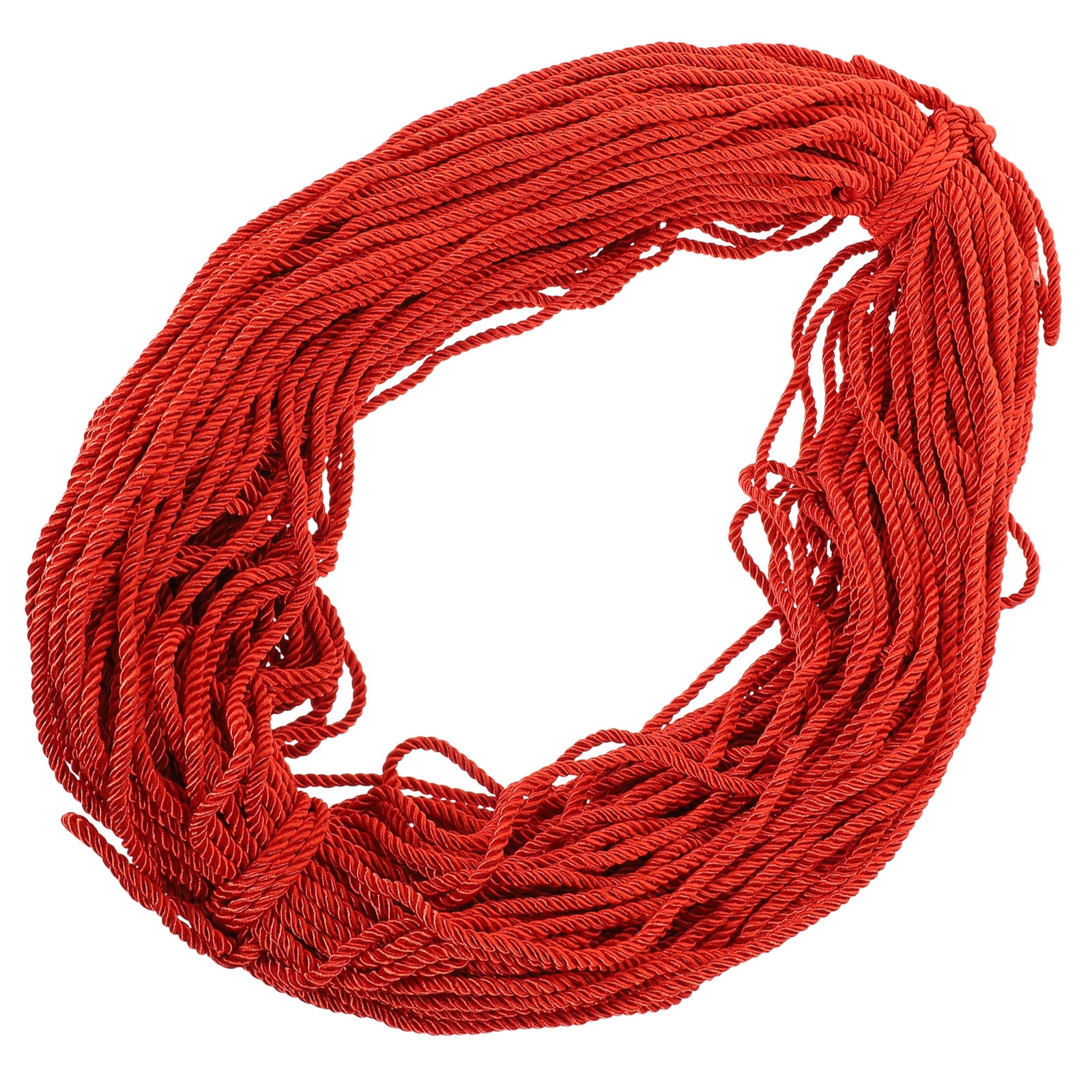 WRISTBIQUE 1 Roll of Graduation Rope Red Braided Ceremonial Accessory ...