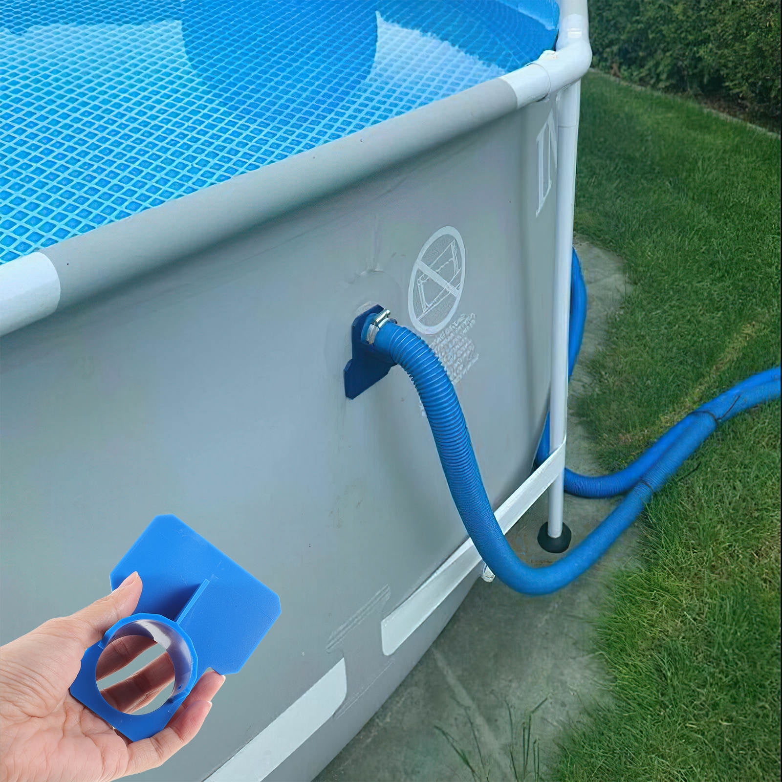 WRISTBIQUE Swimming Pool Hose Bracket Plastic Support Stable Water ...