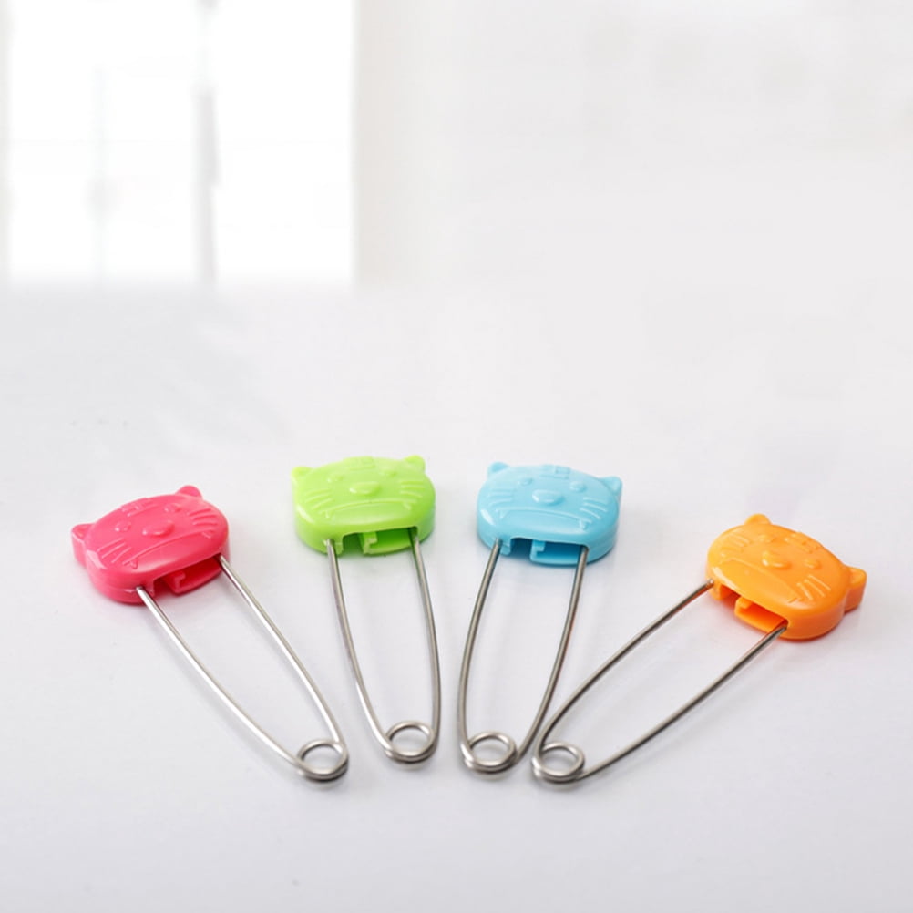 WRISTBIQUE Kid Safety Pins Assorted Color Easy to Lock - Walmart.com