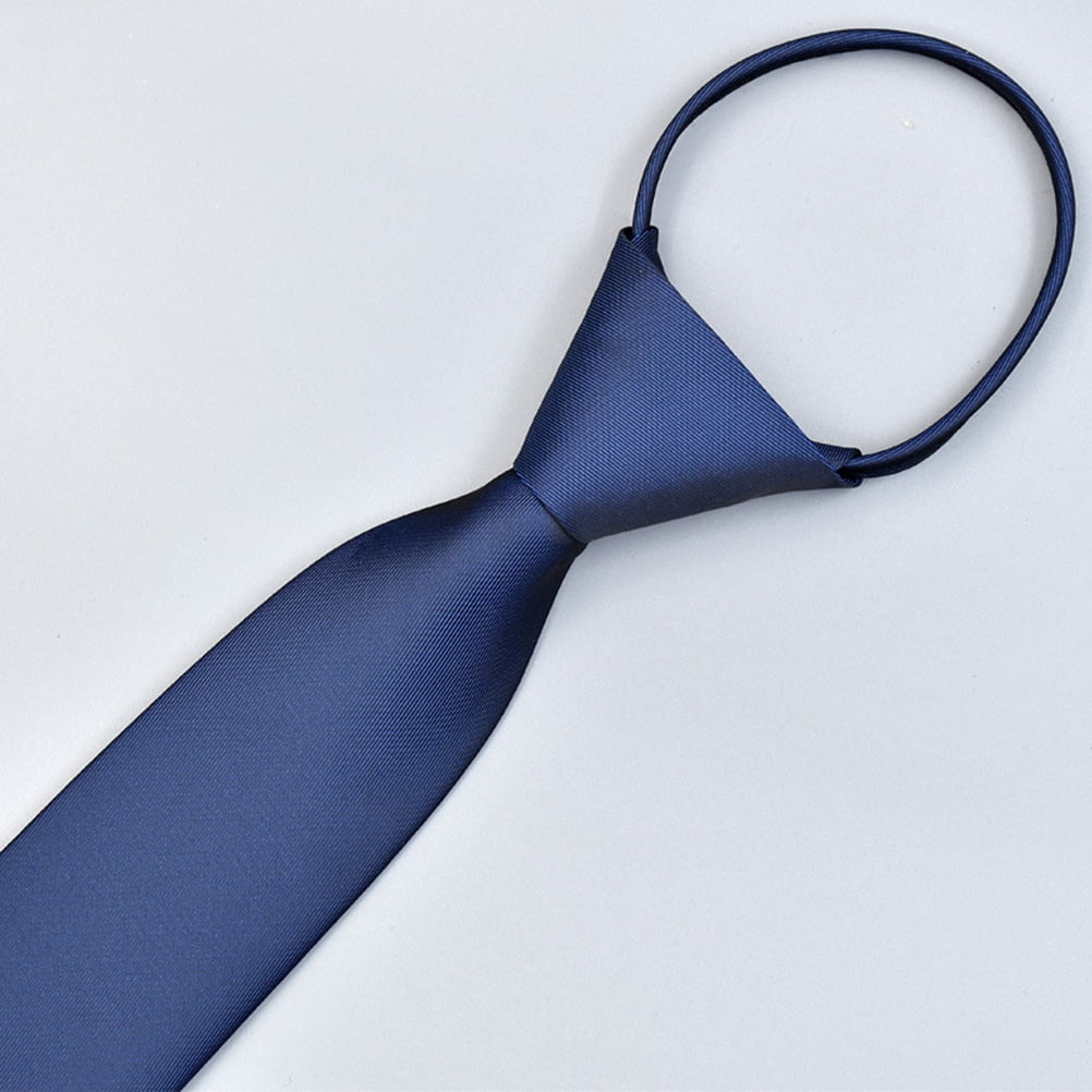 WRISTBIQUE Men's Pre-Tied Zipper Neck Tie for Weddings, Formal Events ...