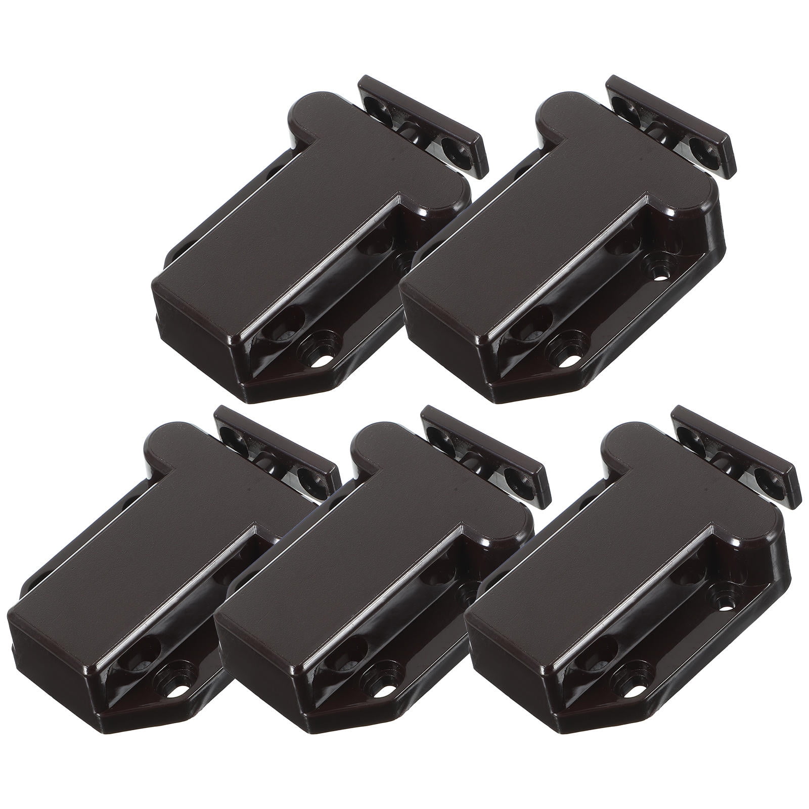 WRISTBIQUE Modern Round Edges Cabinet Latches 5Pcs for Push to Open ...