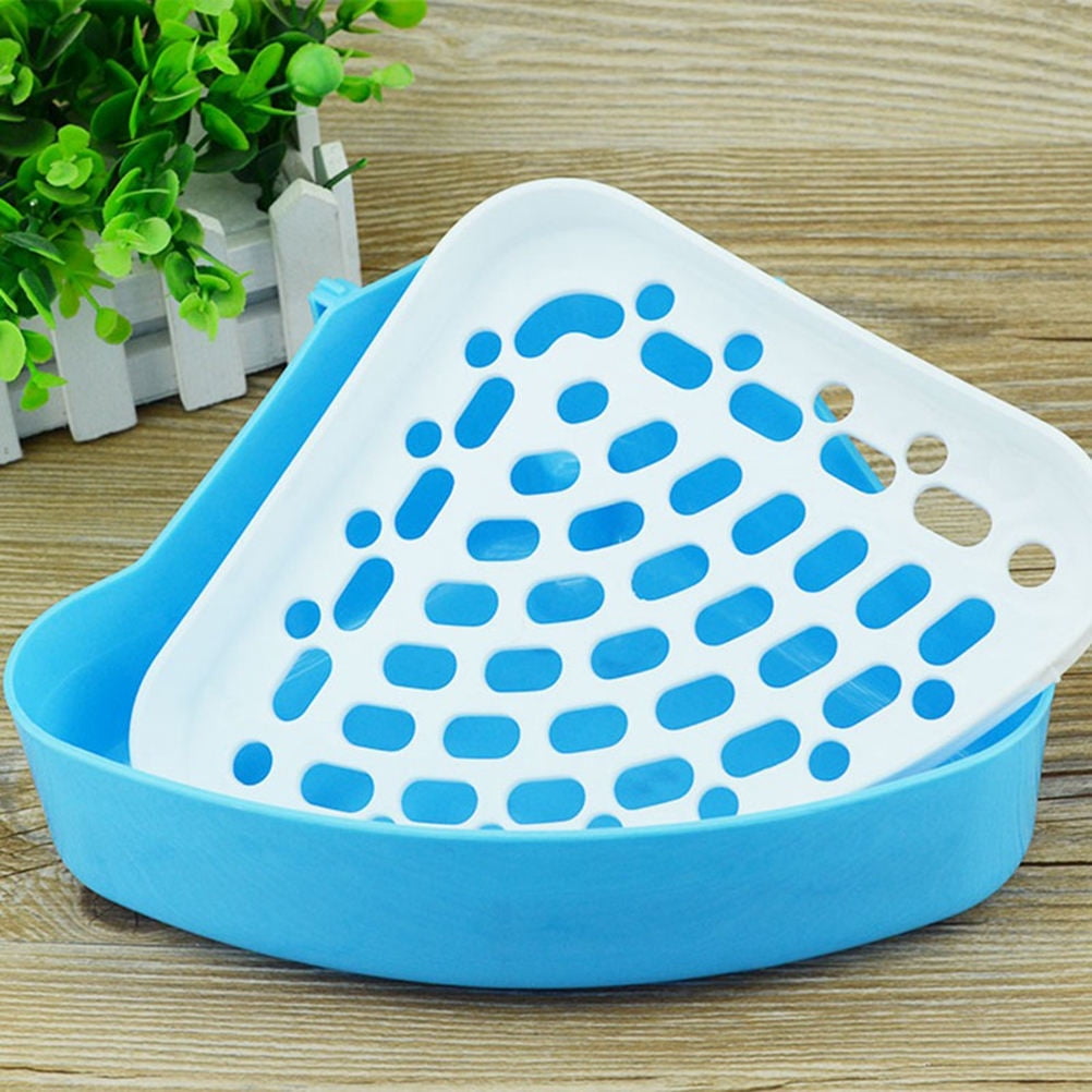 WRISTBIQUE Pet Toilet Ferret Potty Trainer Triangle Potty Trainer Hamster Potty Trainer Rabbit ...
