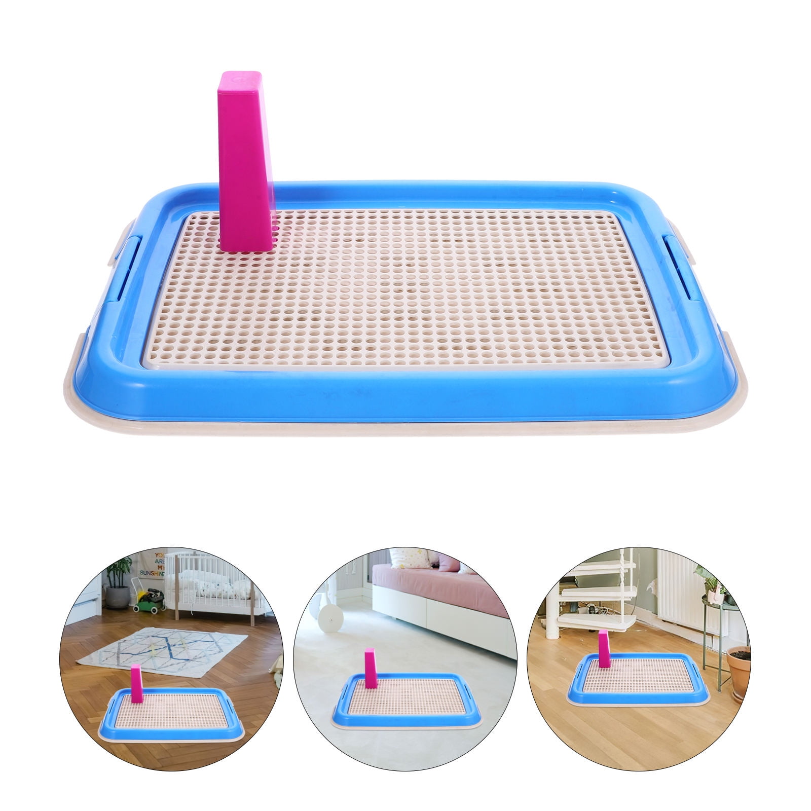 WRISTBIQUE Pet Toilet for Dogs 1Set Sky-Blue PP Material Puppy Toilet ...