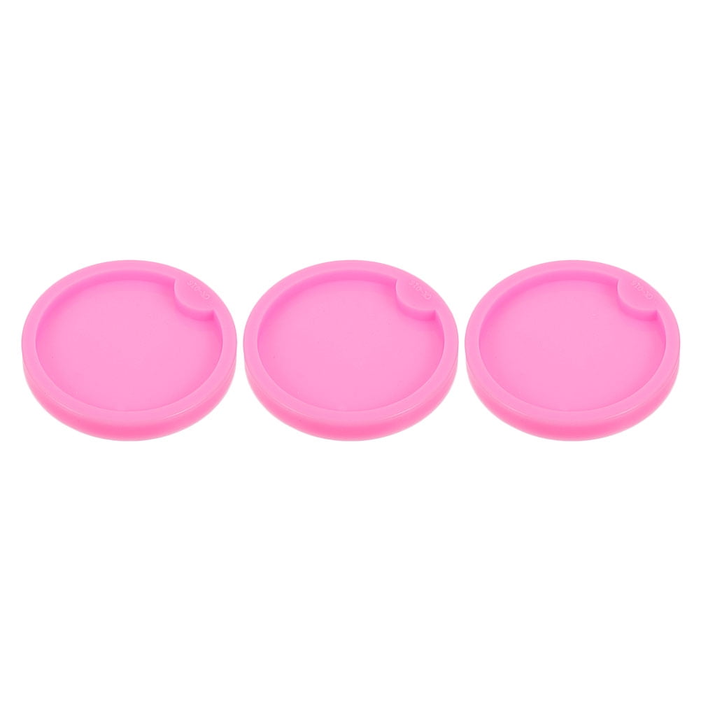 WRISTBIQUE Silicone Epoxy Molds 3Pcs for Resin Keychain Accessory ...