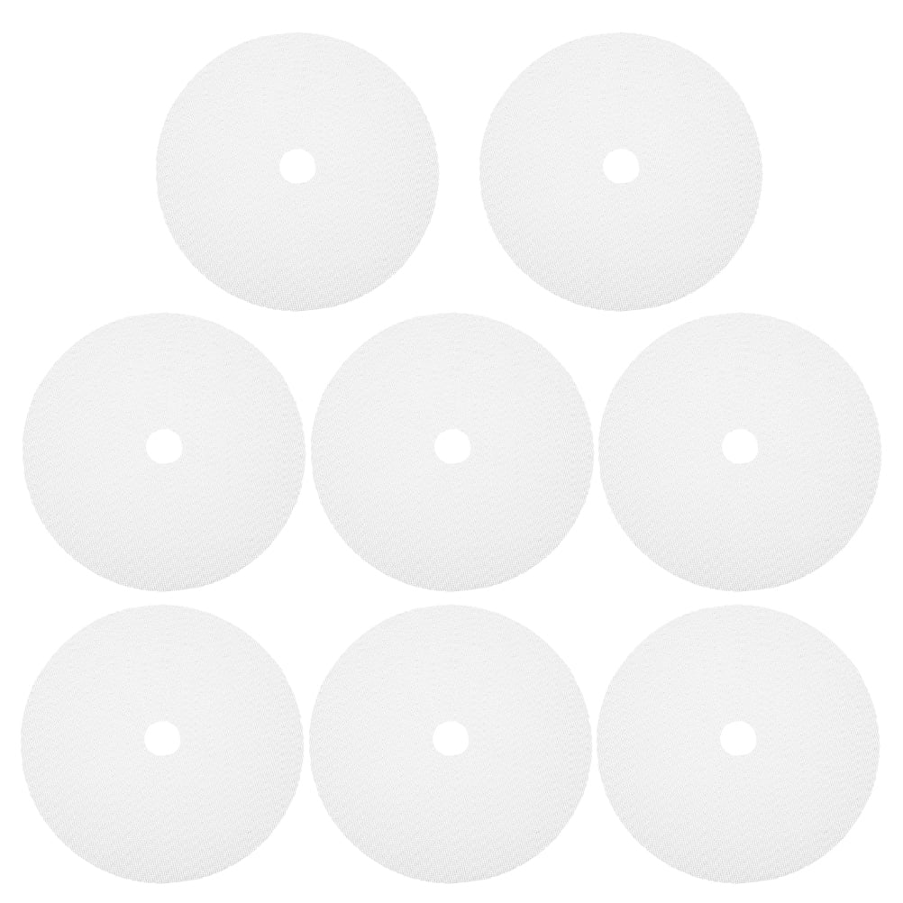 WRISTBIQUE Dehydrator Screen Mesh Silicone White 8Pcs Round Reusable ...