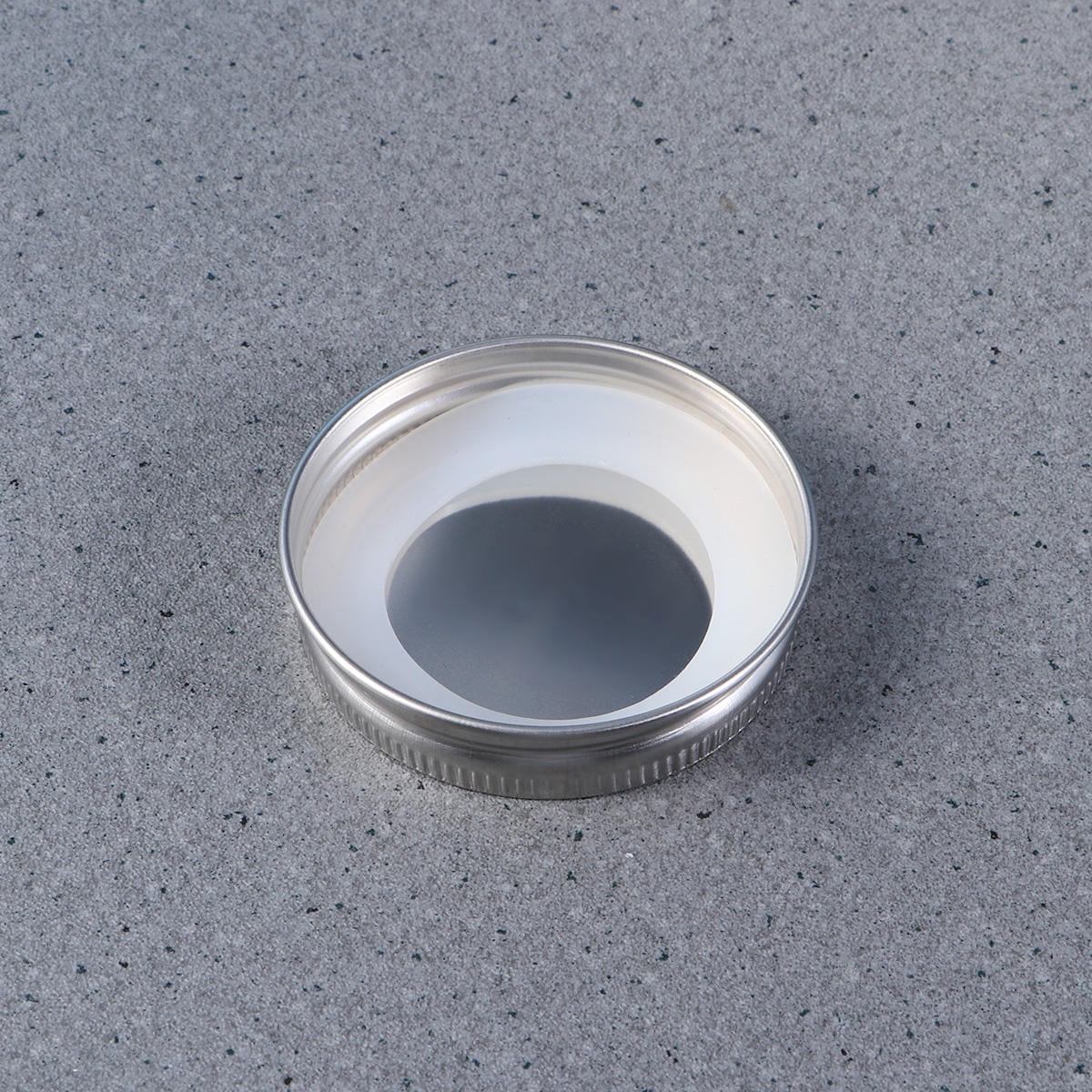 WRISTBIQUE Silicone Seal Rings Silver 1Set Whorl Shape Jar 7.20x7.20x1 ...