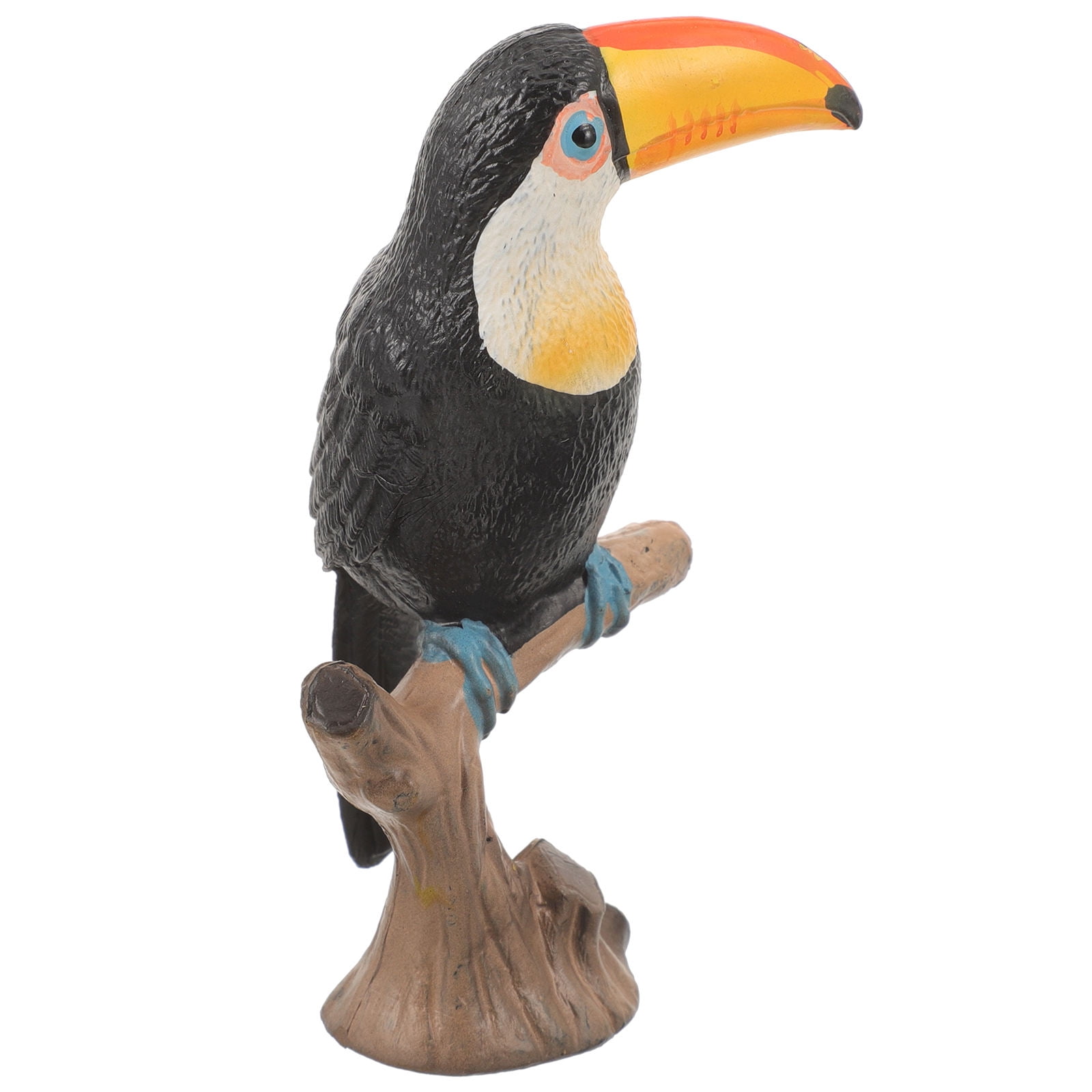WRISTBIQUE Realistic Toucan Model Plastic Bird Statue Assorted Color ...
