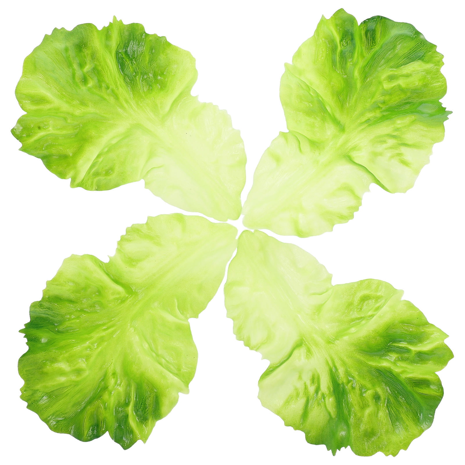 WRISTBIQUE Simulation Vegetable Model Artificial Lettuce Leaf for Party ...