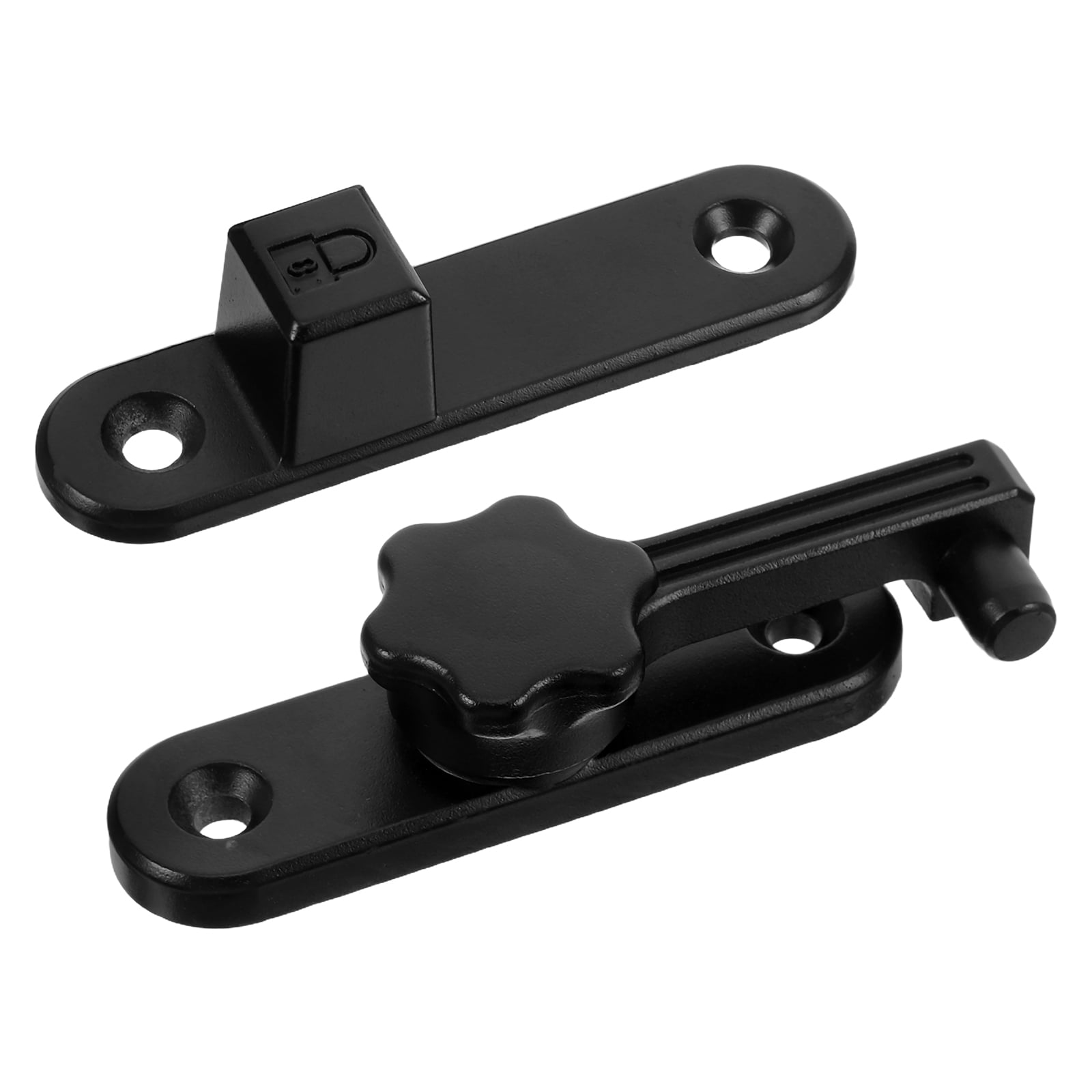 WRISTBIQUE Slide Lock Latch for Home Security in Black Color 1Pack 2 ...