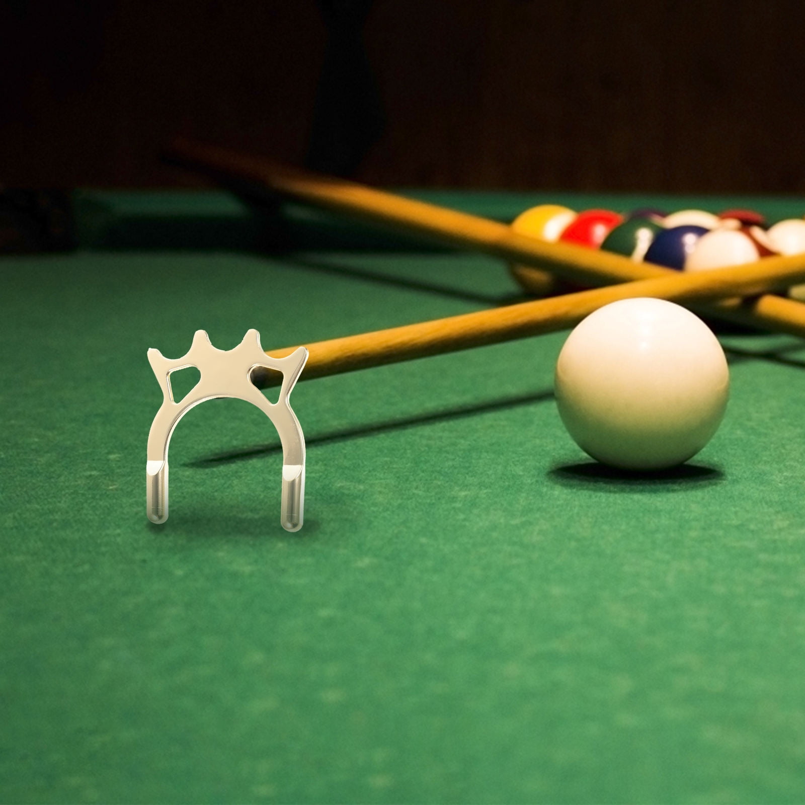 WRISTBIQUE Metal Billiard Cue Support Holder Billiards Cue Stick Bridge ...